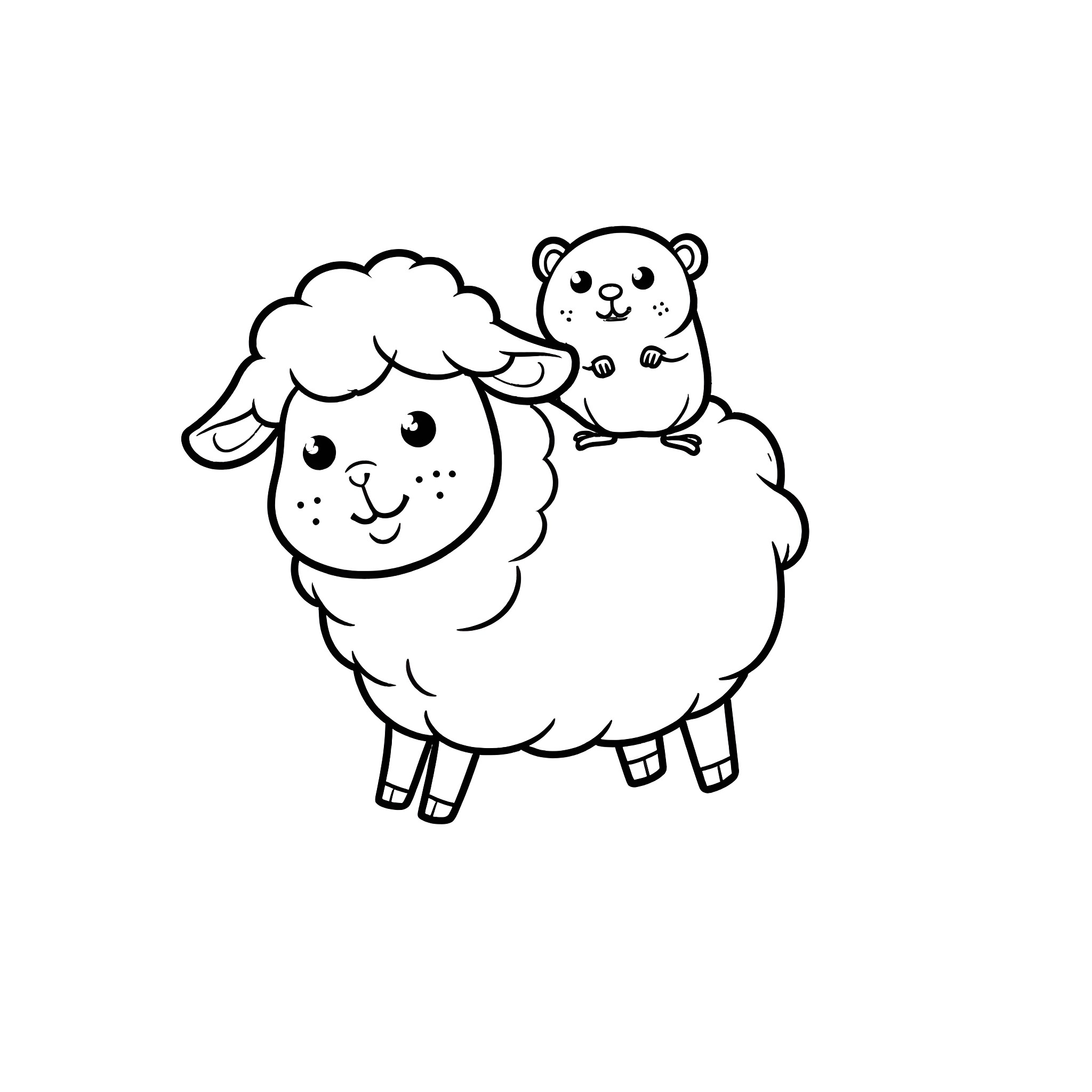 78 Best Sheep Coloring Pages (Free Printable PDFs)