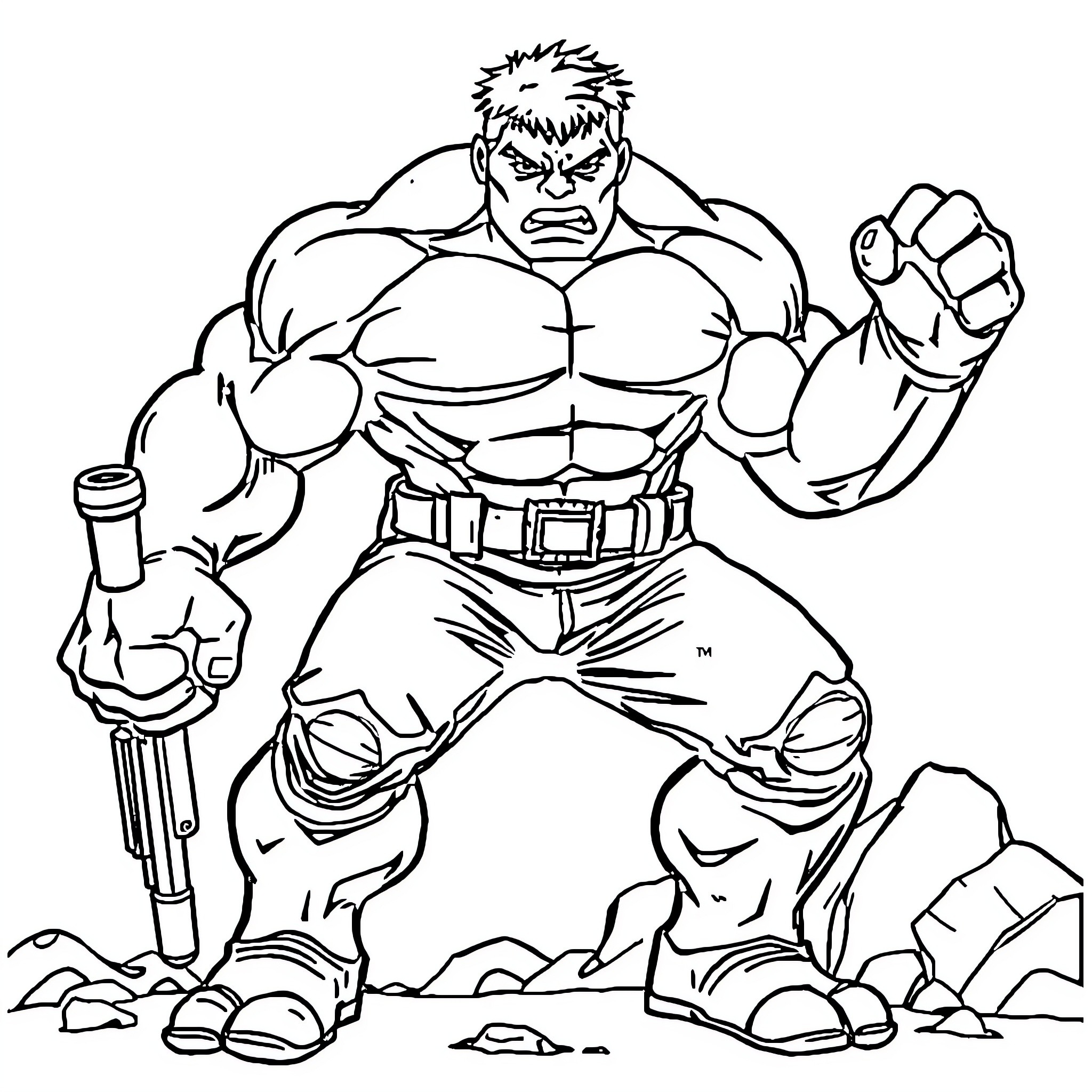 Best Hulk Coloring Pages (Free Printable PDF)