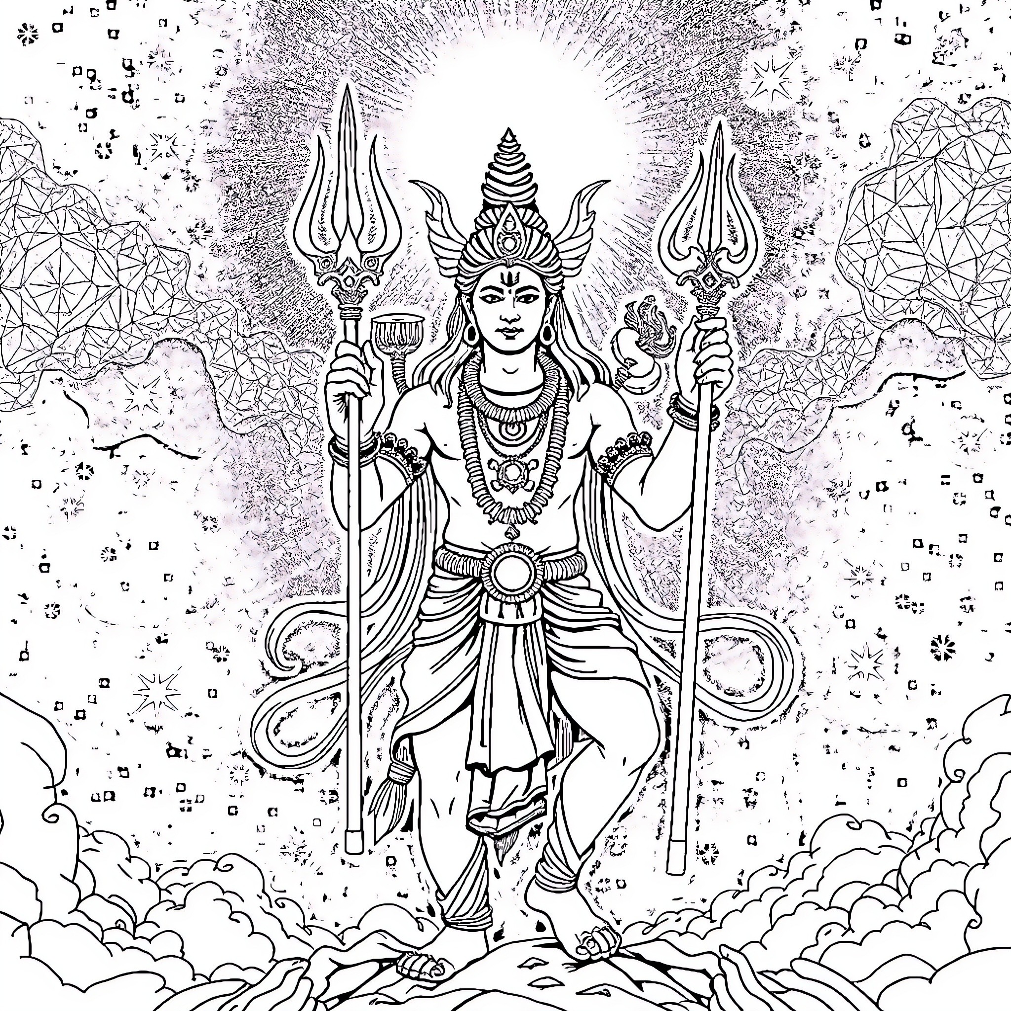 13 Best Shiva Coloring Pages (Free Printable PDFs)