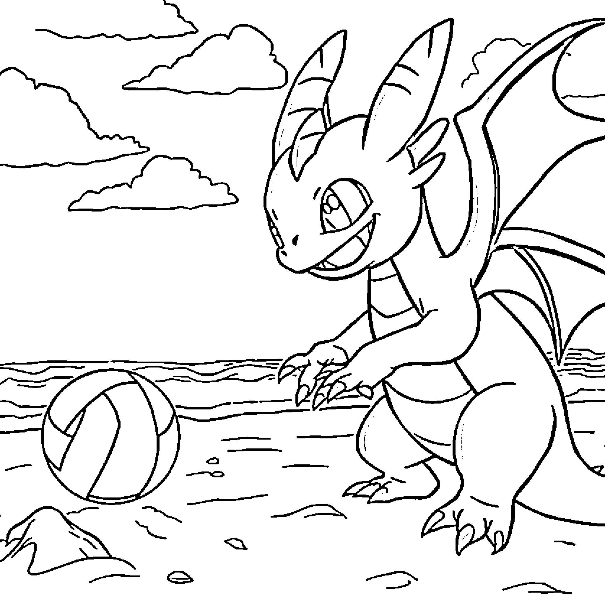 Best Toothless Coloring Pages (Free Printable PDF)