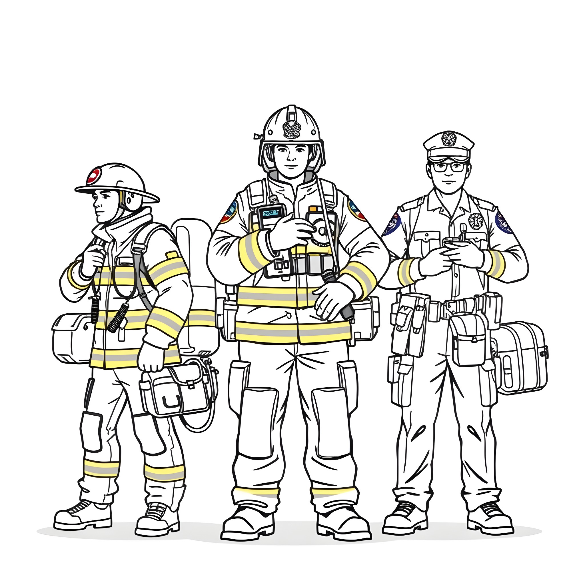 Best Emergency Worker Coloring Pages (Free Printable PDF)