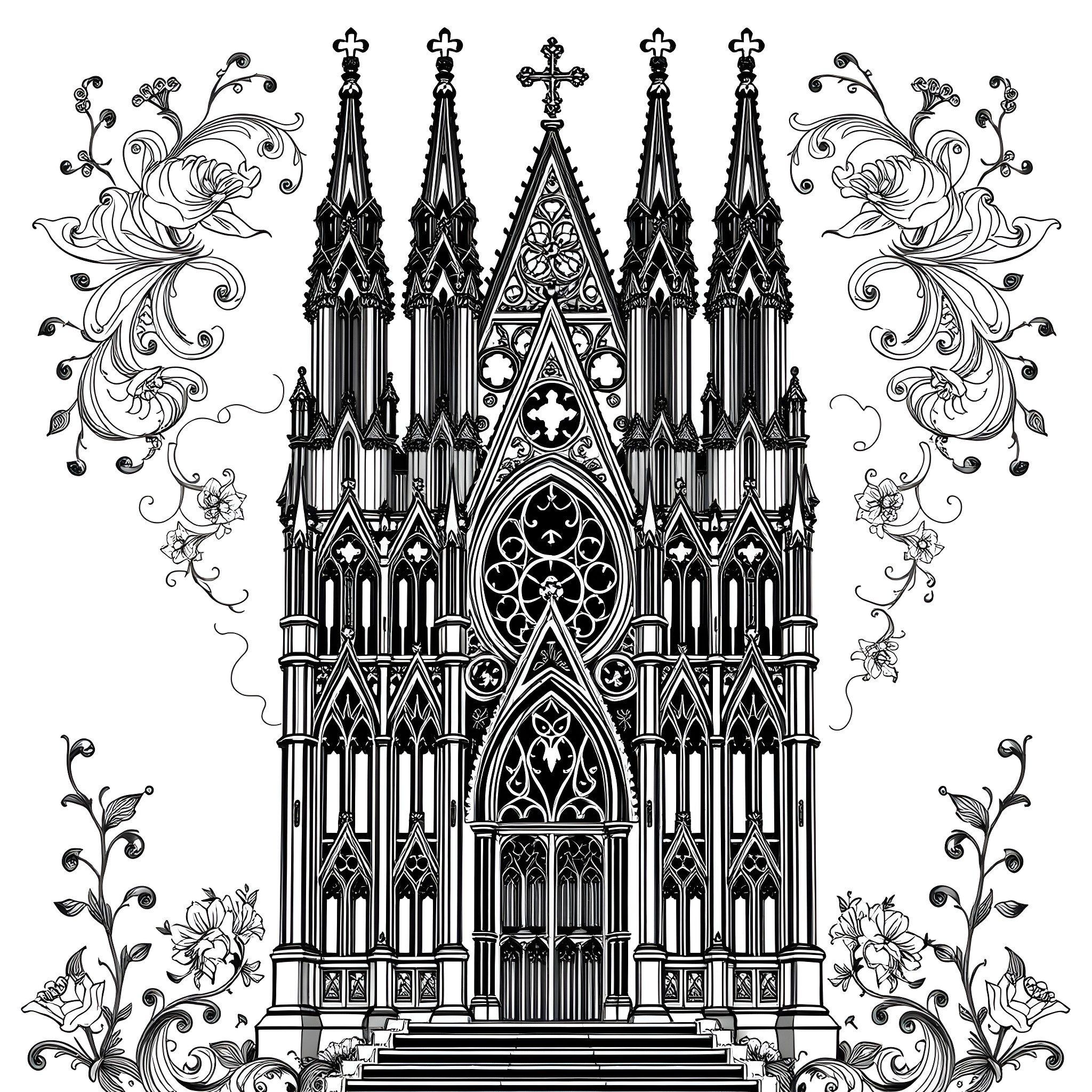 Best Gothic Coloring Pages (Free Printable PDF)