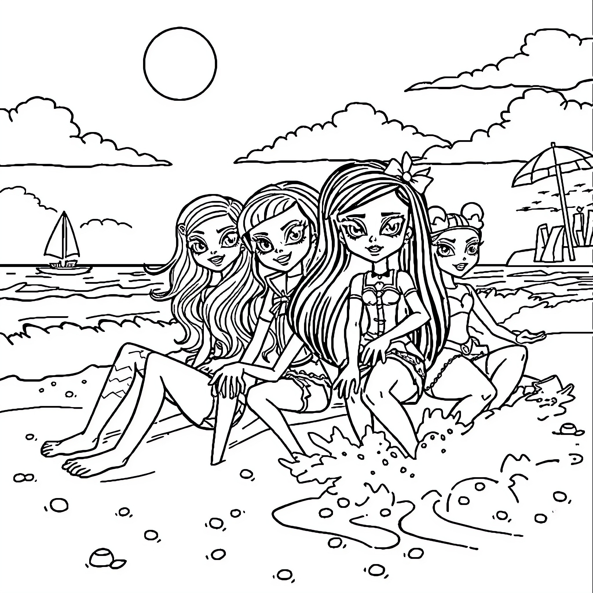 Best Monster High Coloring Pages (Free Printable PDF)