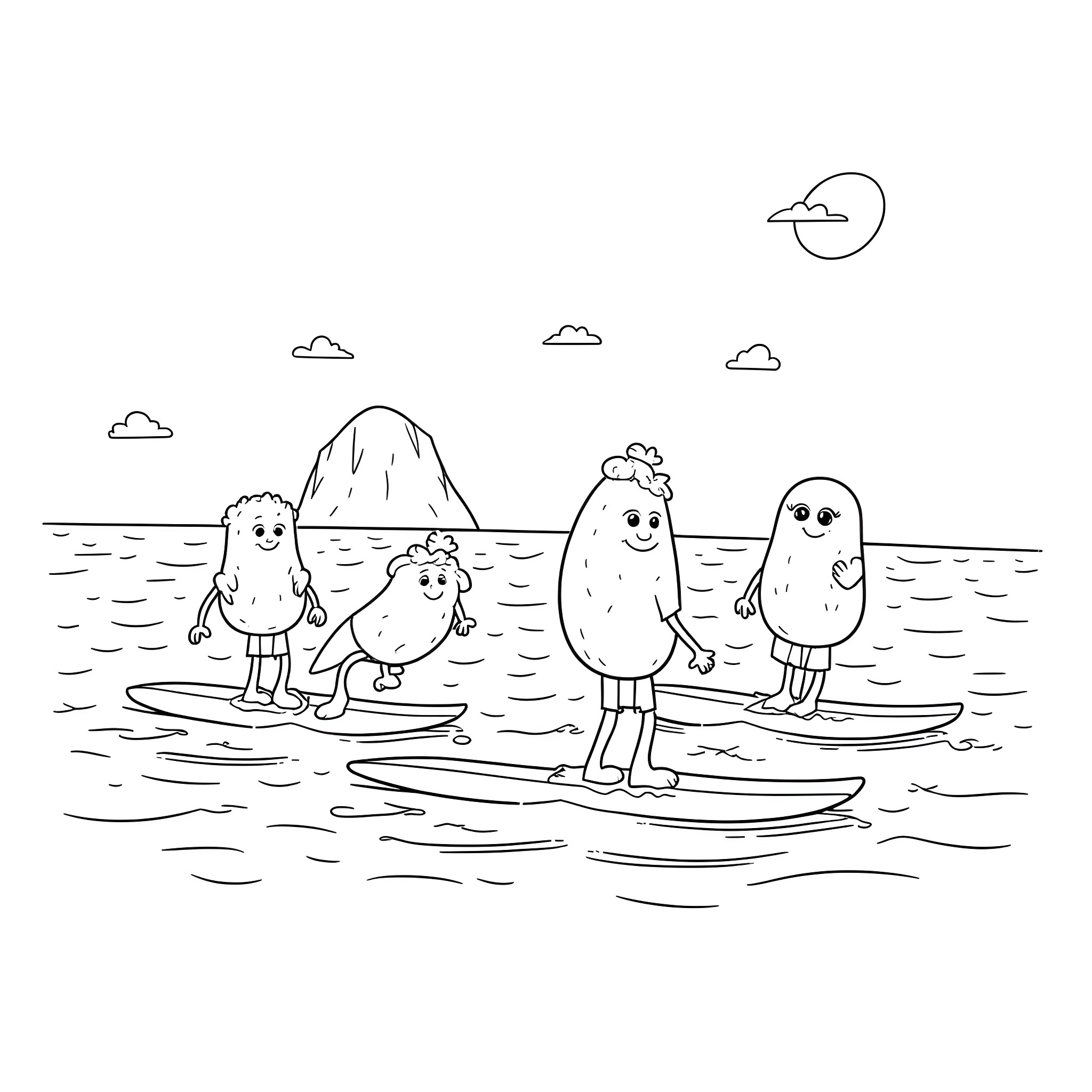 Best Potato Coloring Pages (Free Printable PDF)