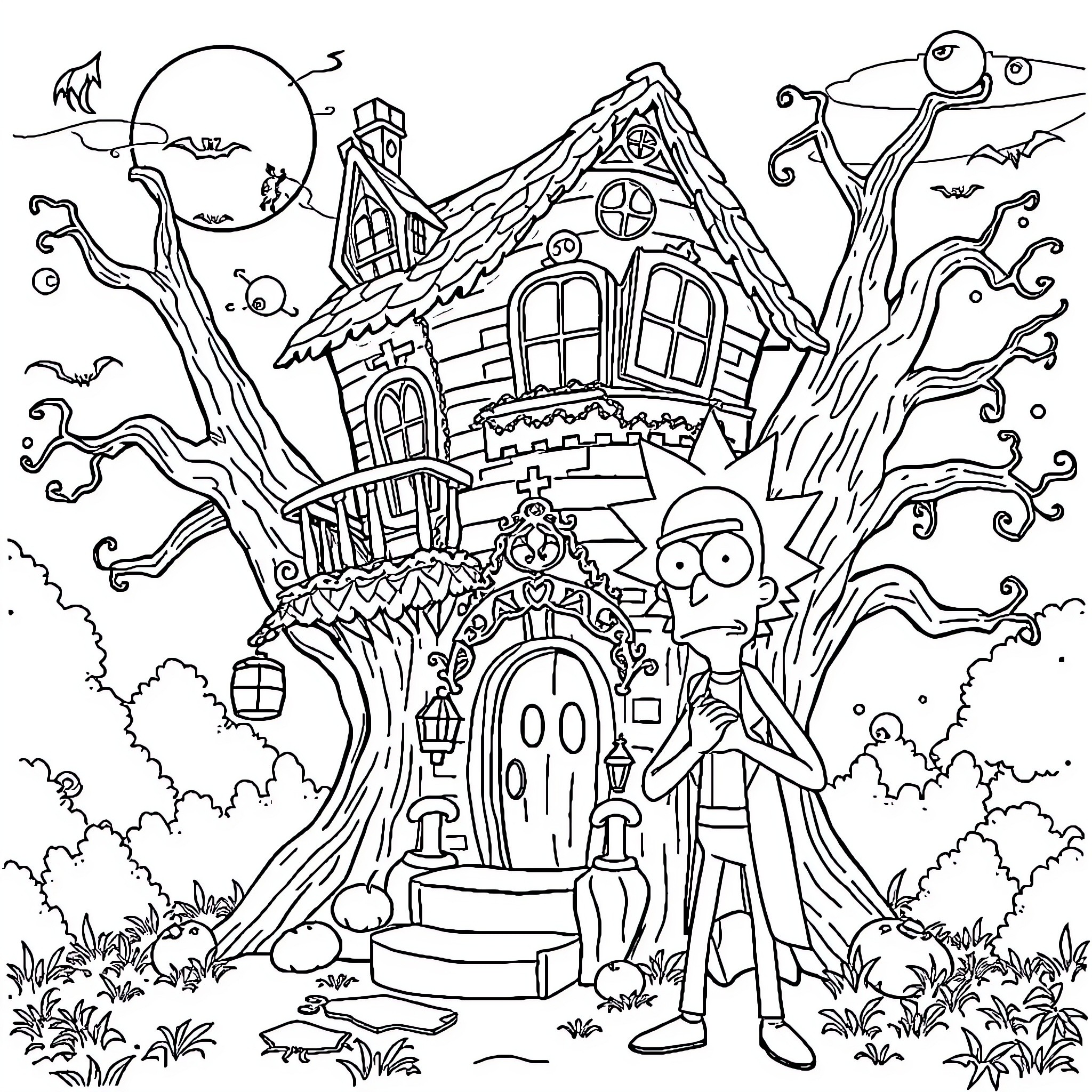 Best Treehouse Coloring Pages (Free Printable PDF)