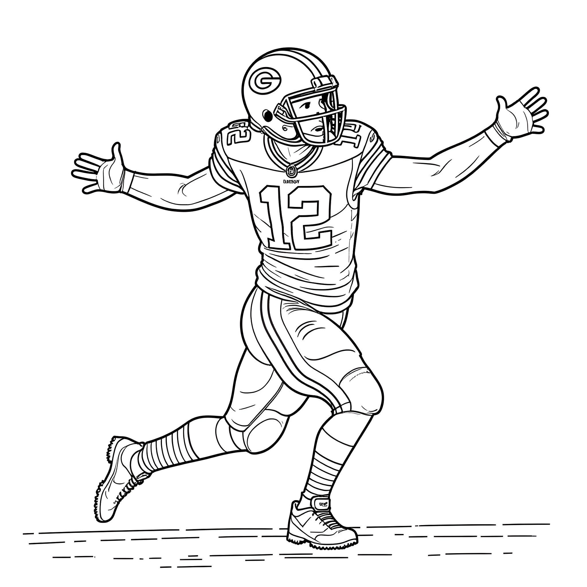 Best Green Bay Packers Coloring Pages (Free Printable PDF)