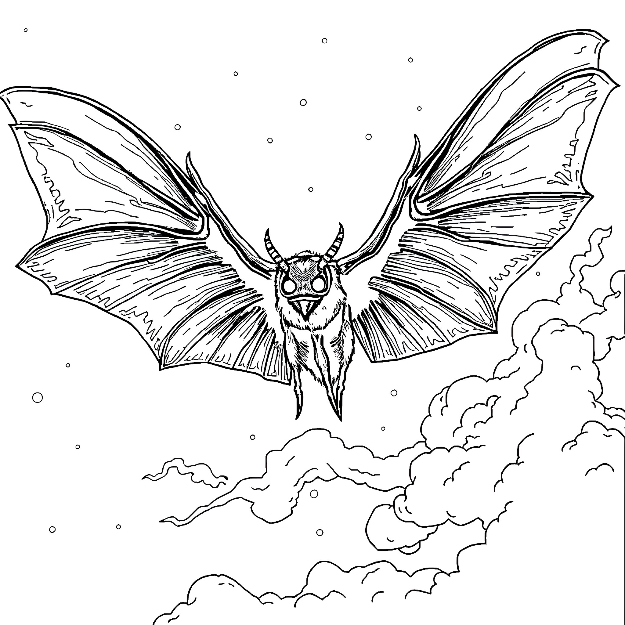 Best Mothman Coloring Pages (Free Printable PDF)