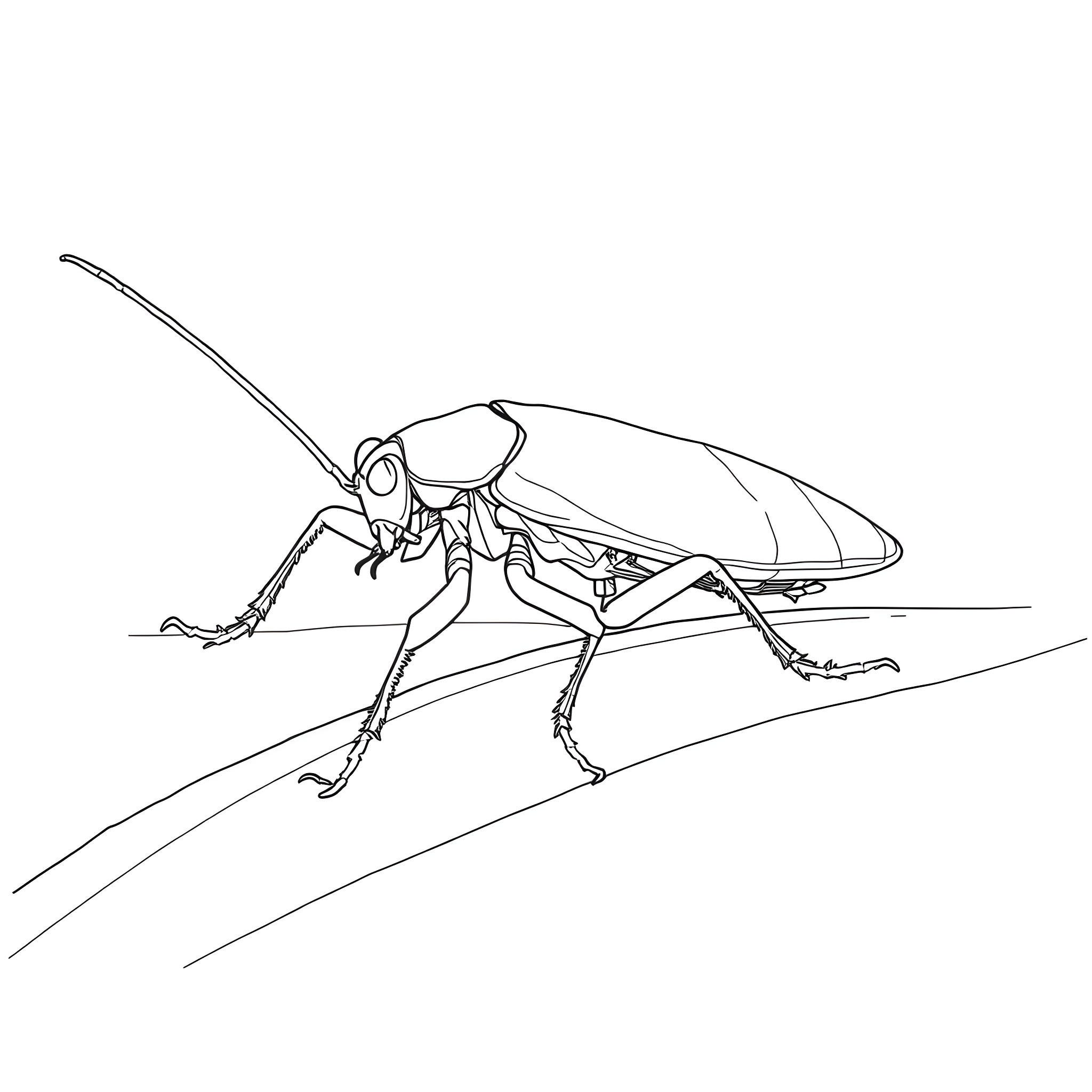 54 Best Cockroach Coloring Pages (Free Printable PDFs)