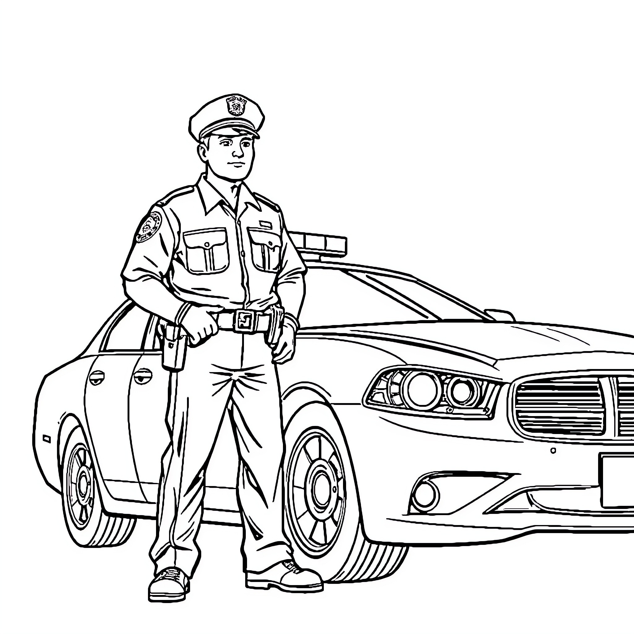 Best Policeman Coloring Pages (Free Printable PDF)