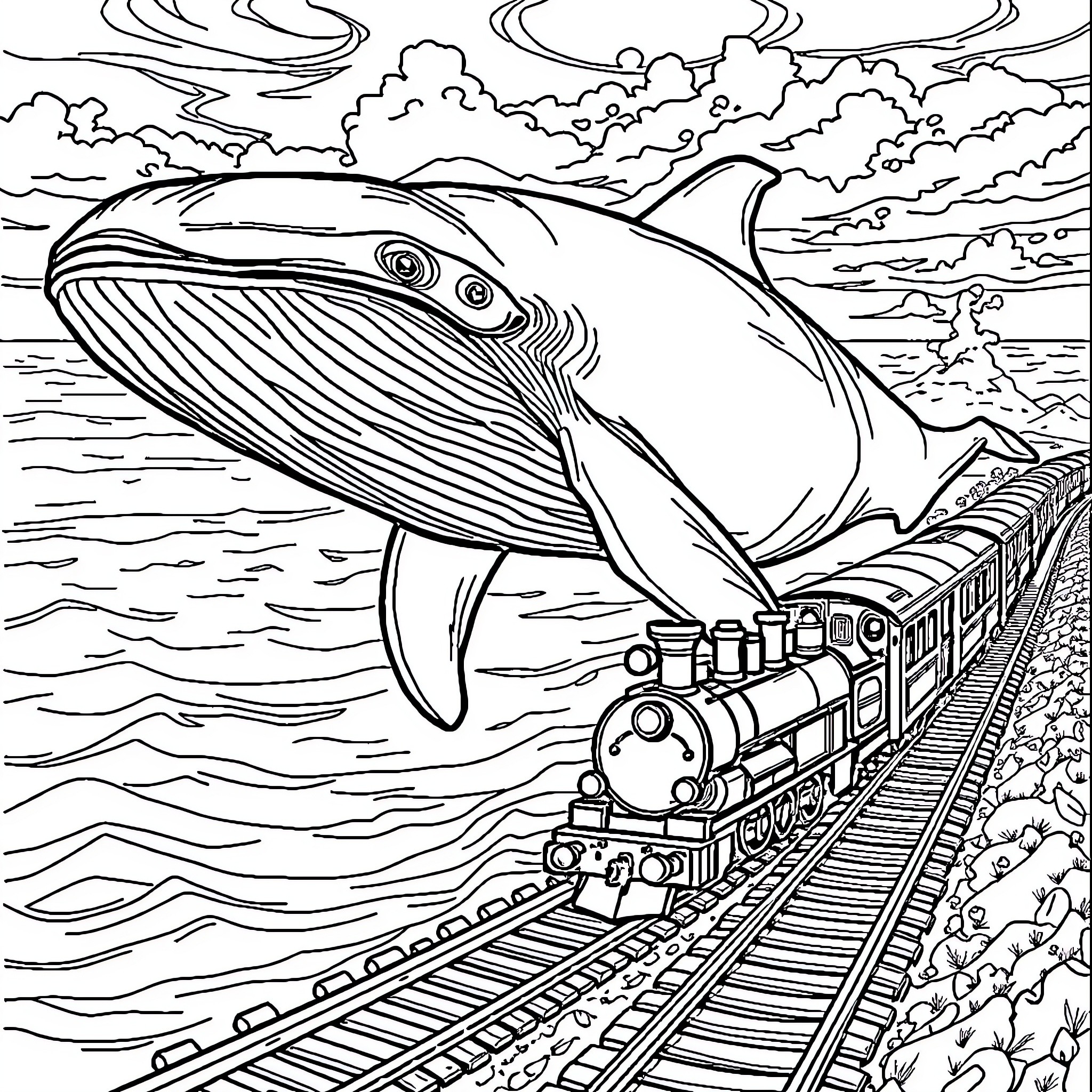 159 Best Whale Coloring Pages (Free Printable PDFs)