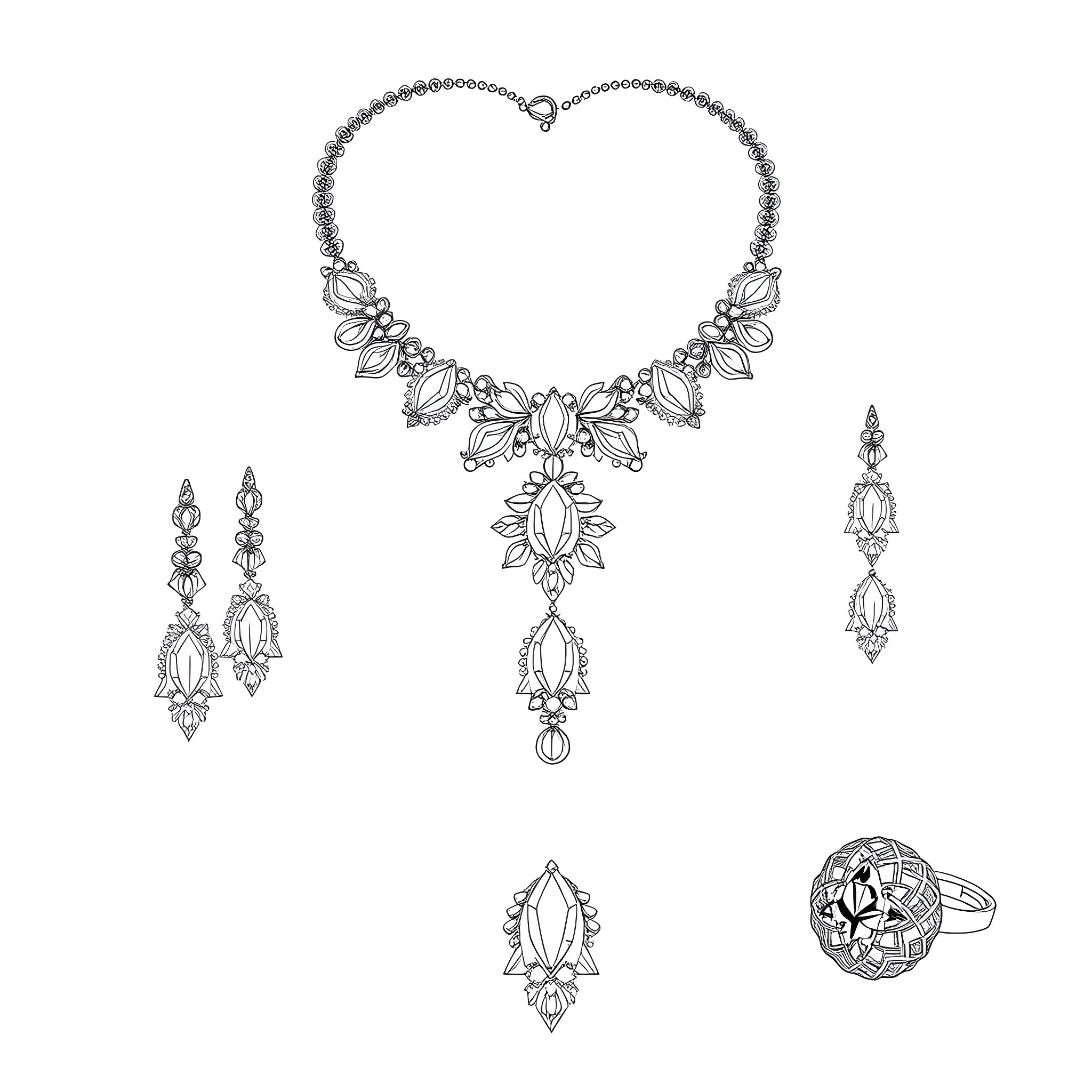 Best Gemstone Coloring Pages (Free Printable PDF)