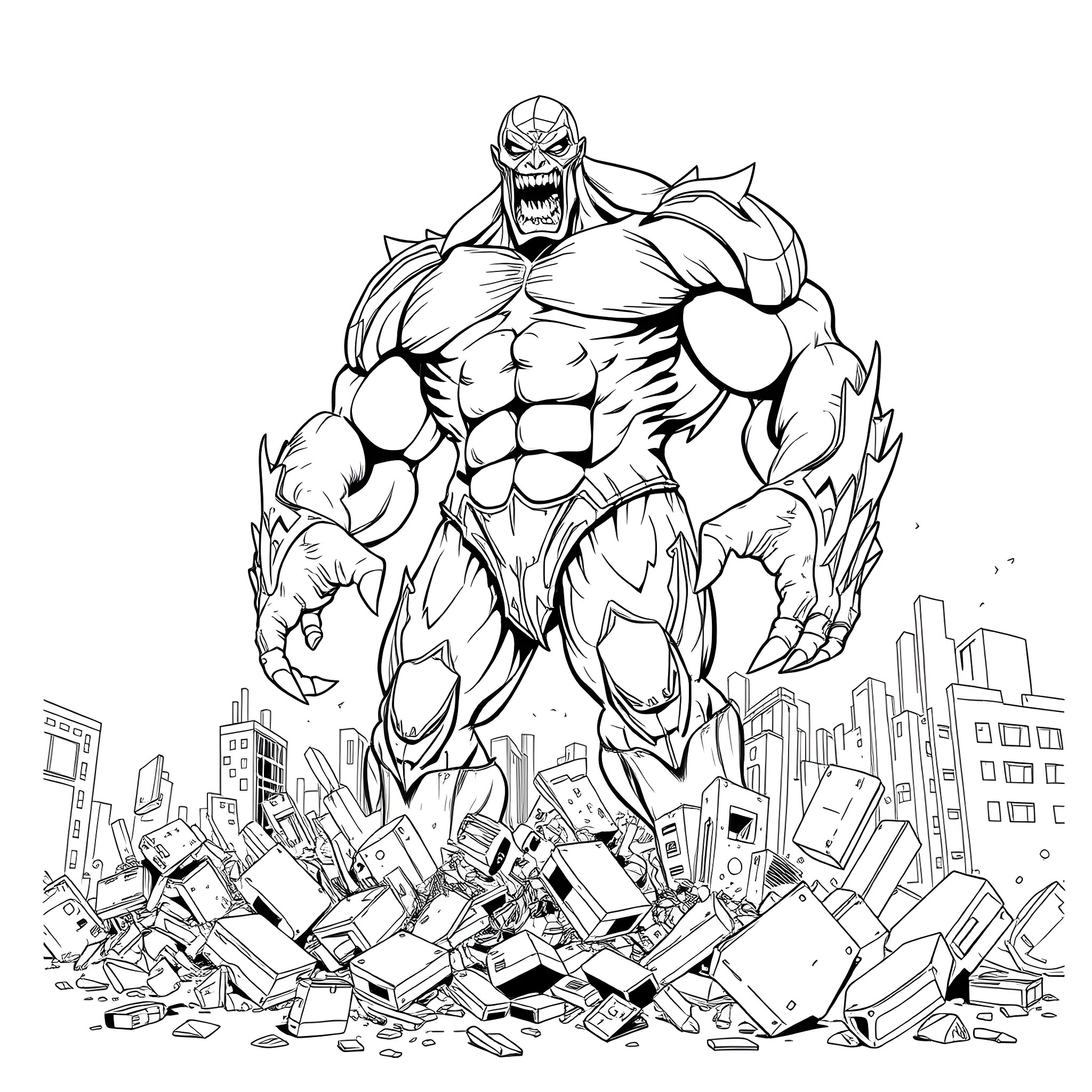 Best Abomination Coloring Pages (Free Printable PDF)