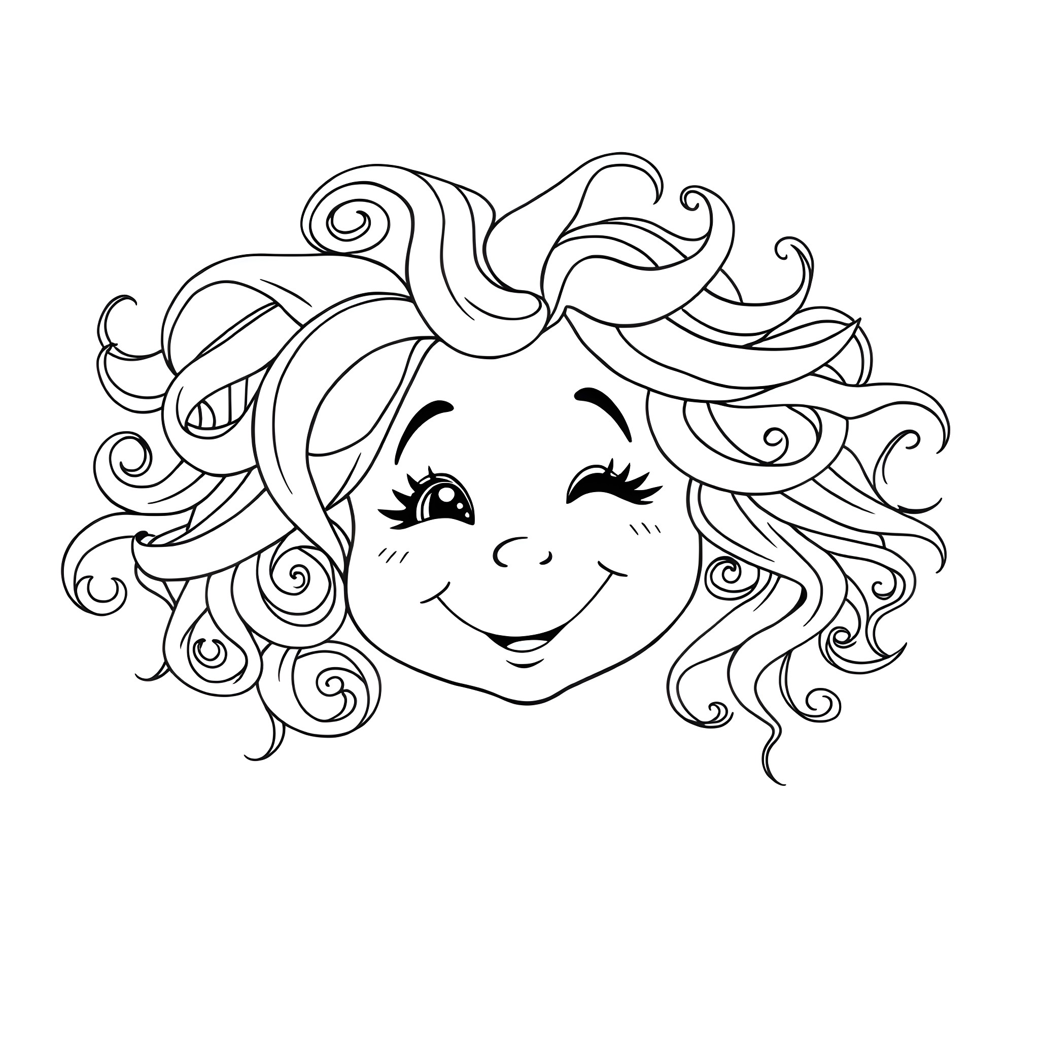 3 Best Curly Hair Coloring Pages (Free Printable PDFs)