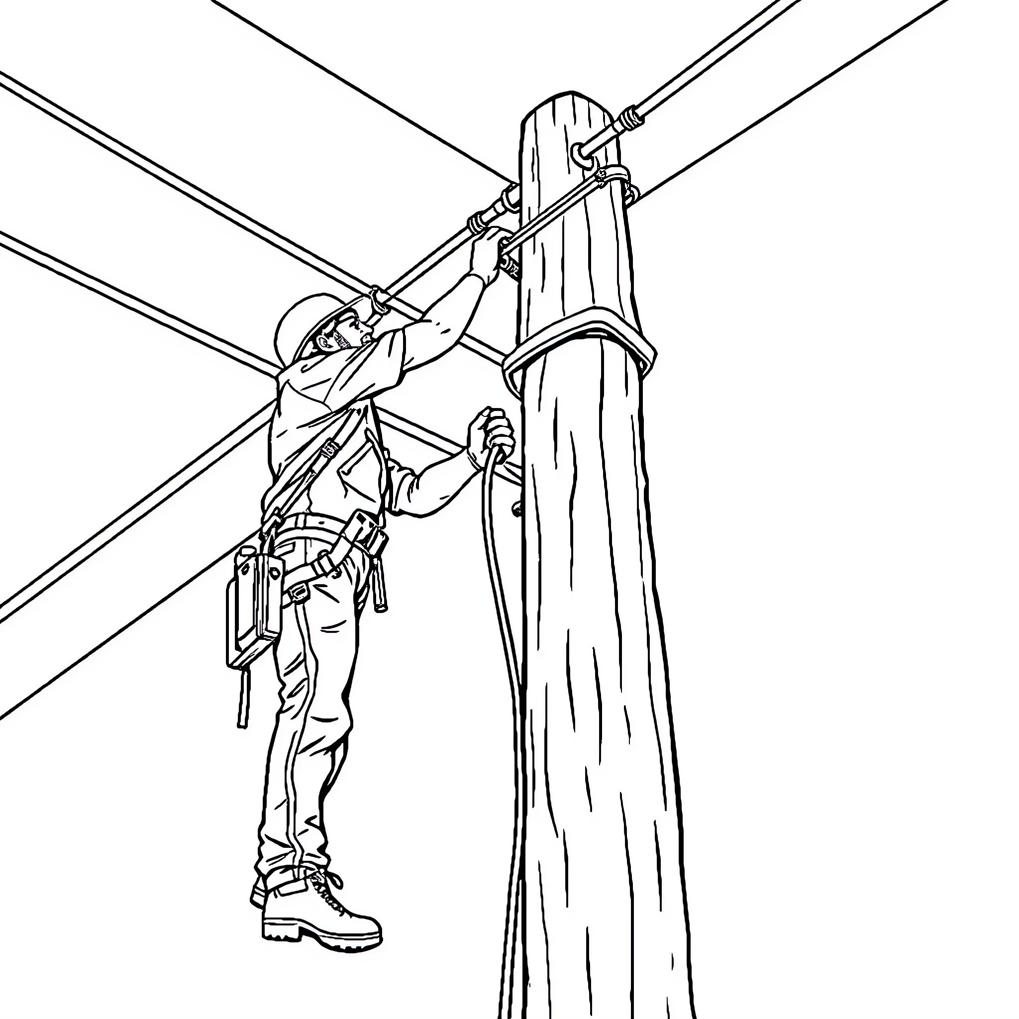 Best Electrician Coloring Pages (Free Printable PDF)