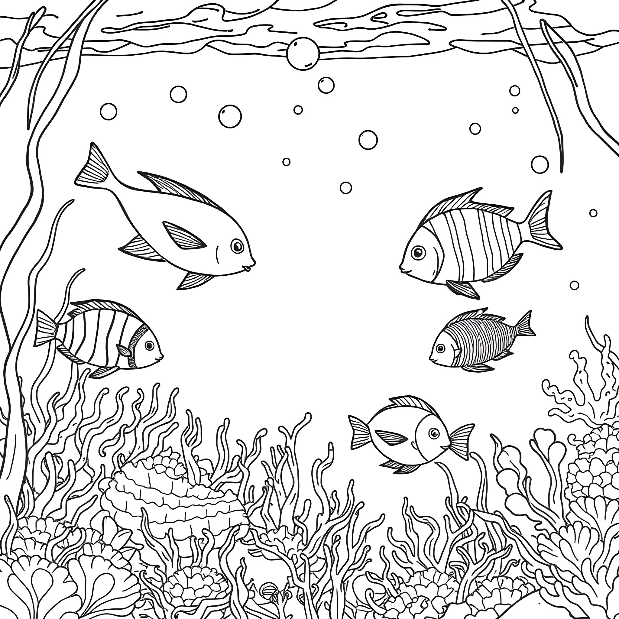 Best Fish Coloring Pages (Free Printable PDF)