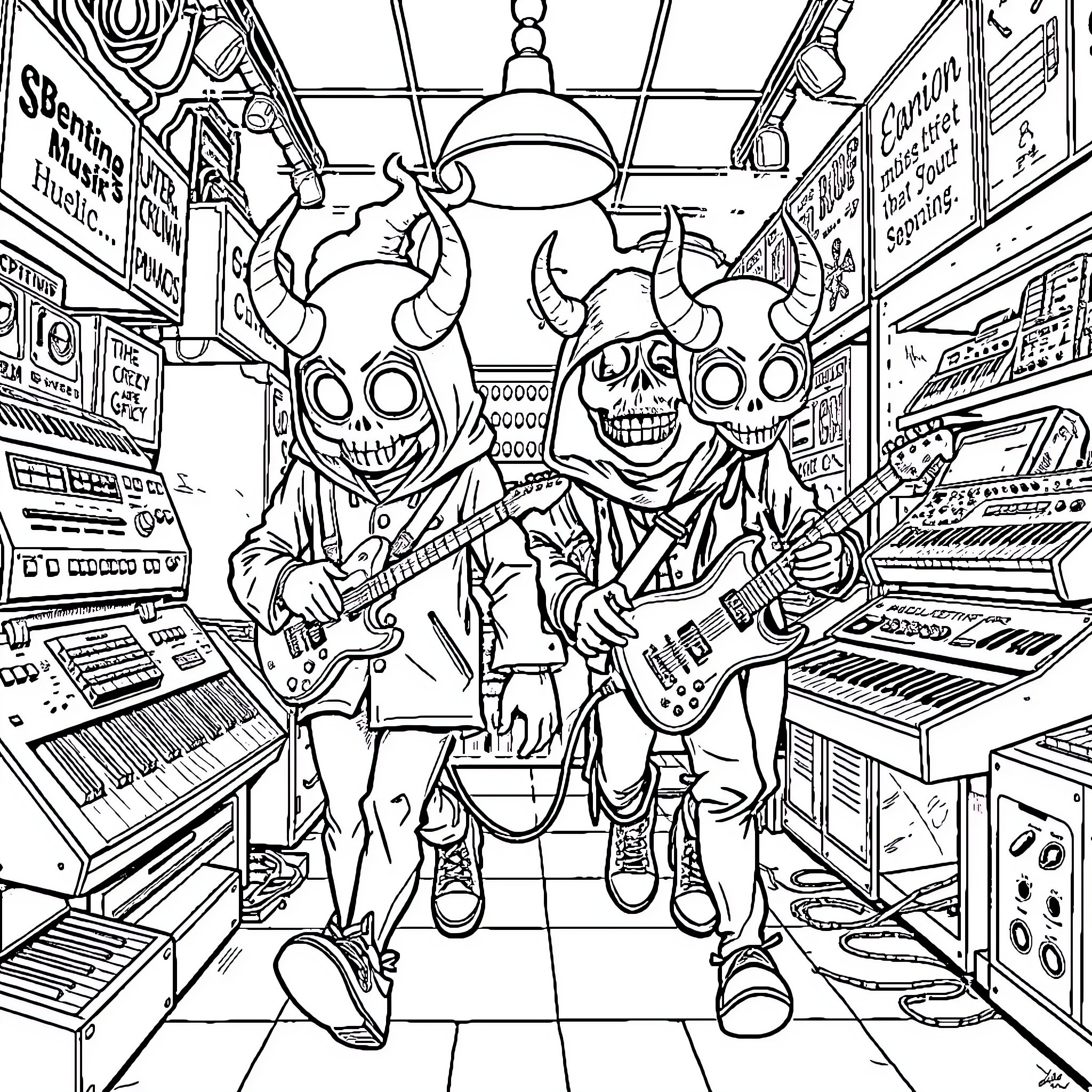 Best Demon Coloring Pages (Free Printable PDF)