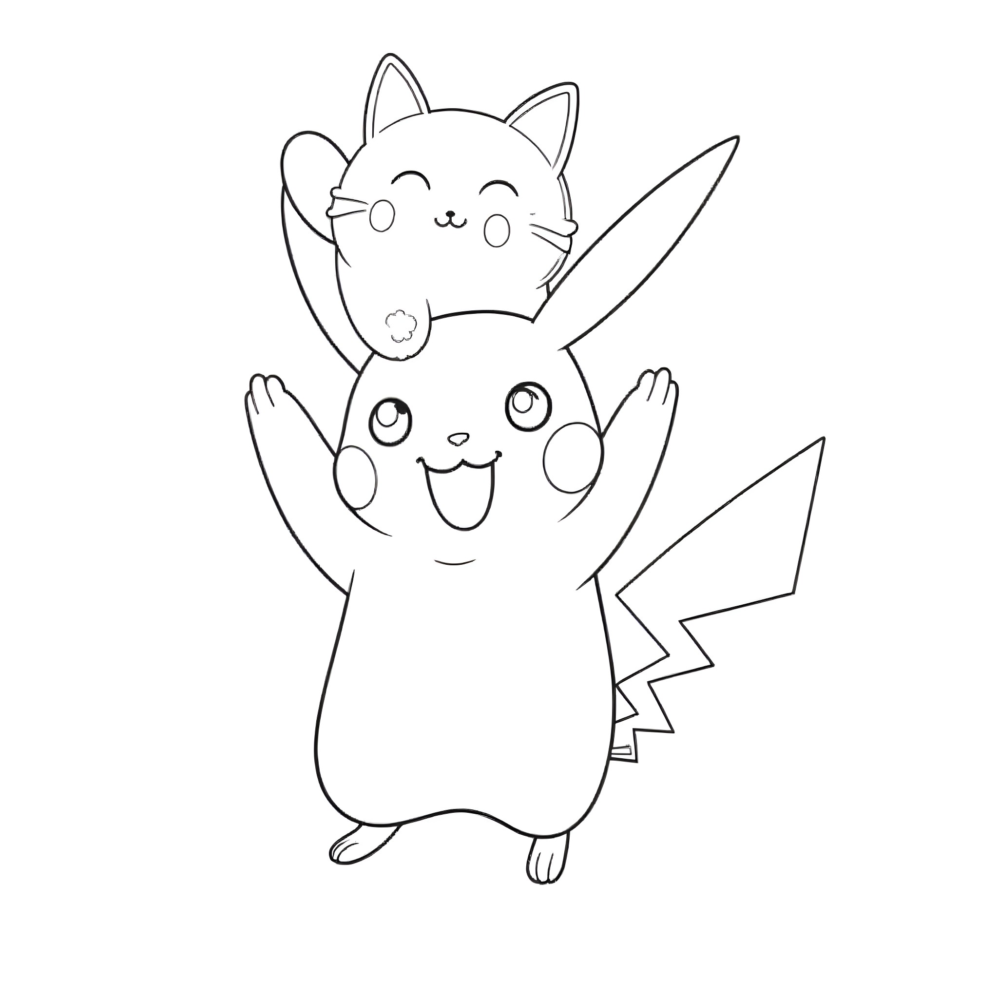 1310 Best Pikachu Coloring Pages (Free Printable PDFs)
