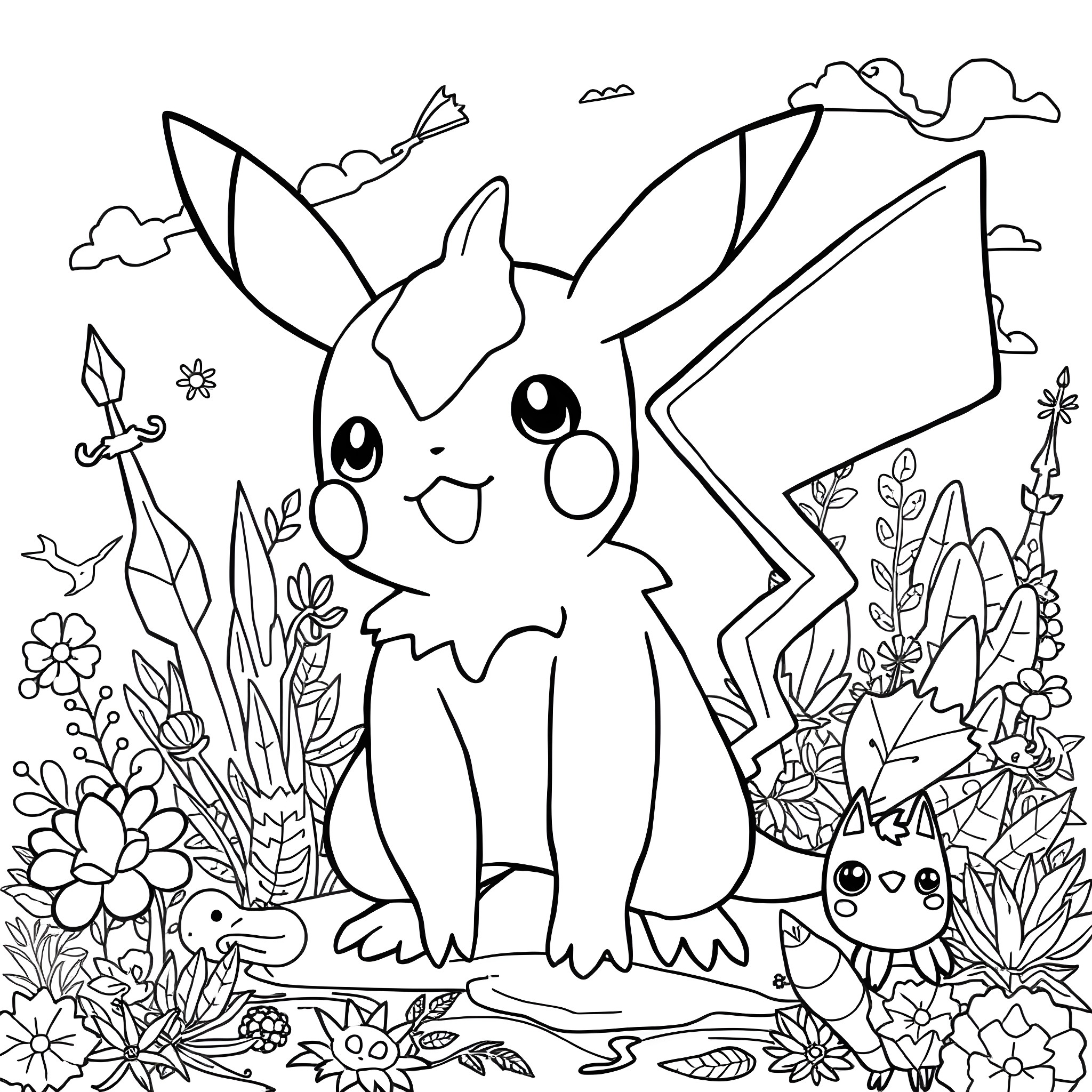 22 Best Pikachu Coloring Pages (Free Printable PDFs)