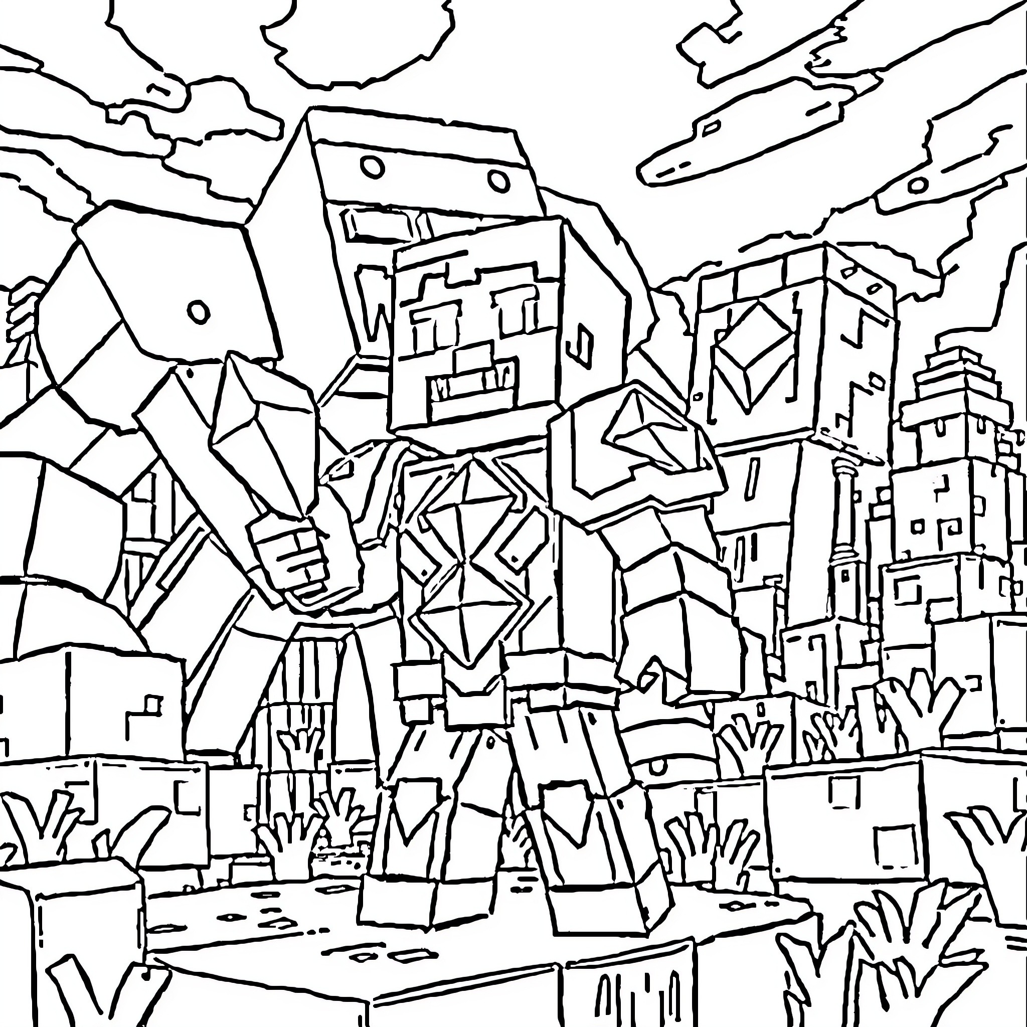 Best Minecraft Steve Coloring Pages (Free Printable PDF)