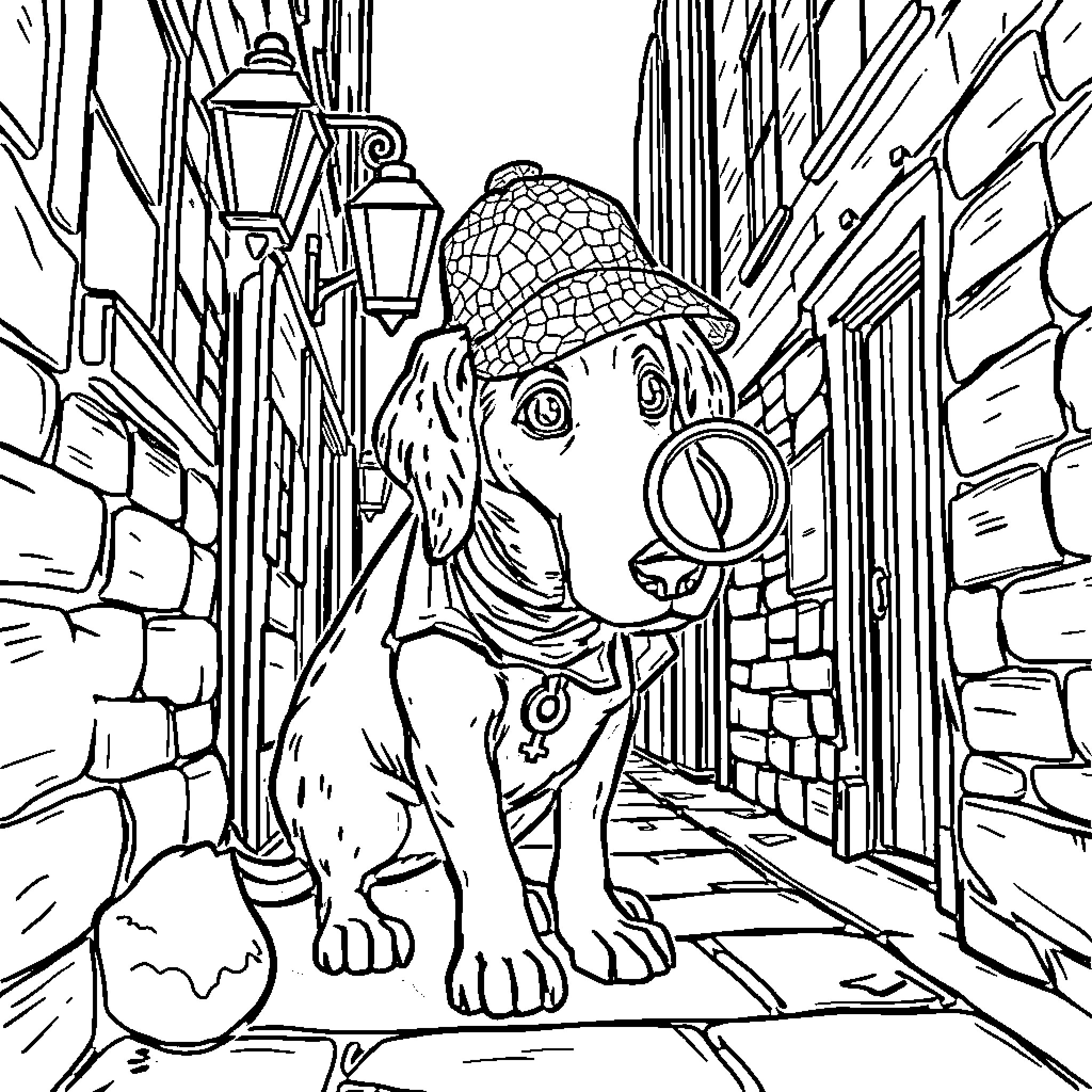 Best Sherlock Hound Coloring Pages (Free Printable PDF)