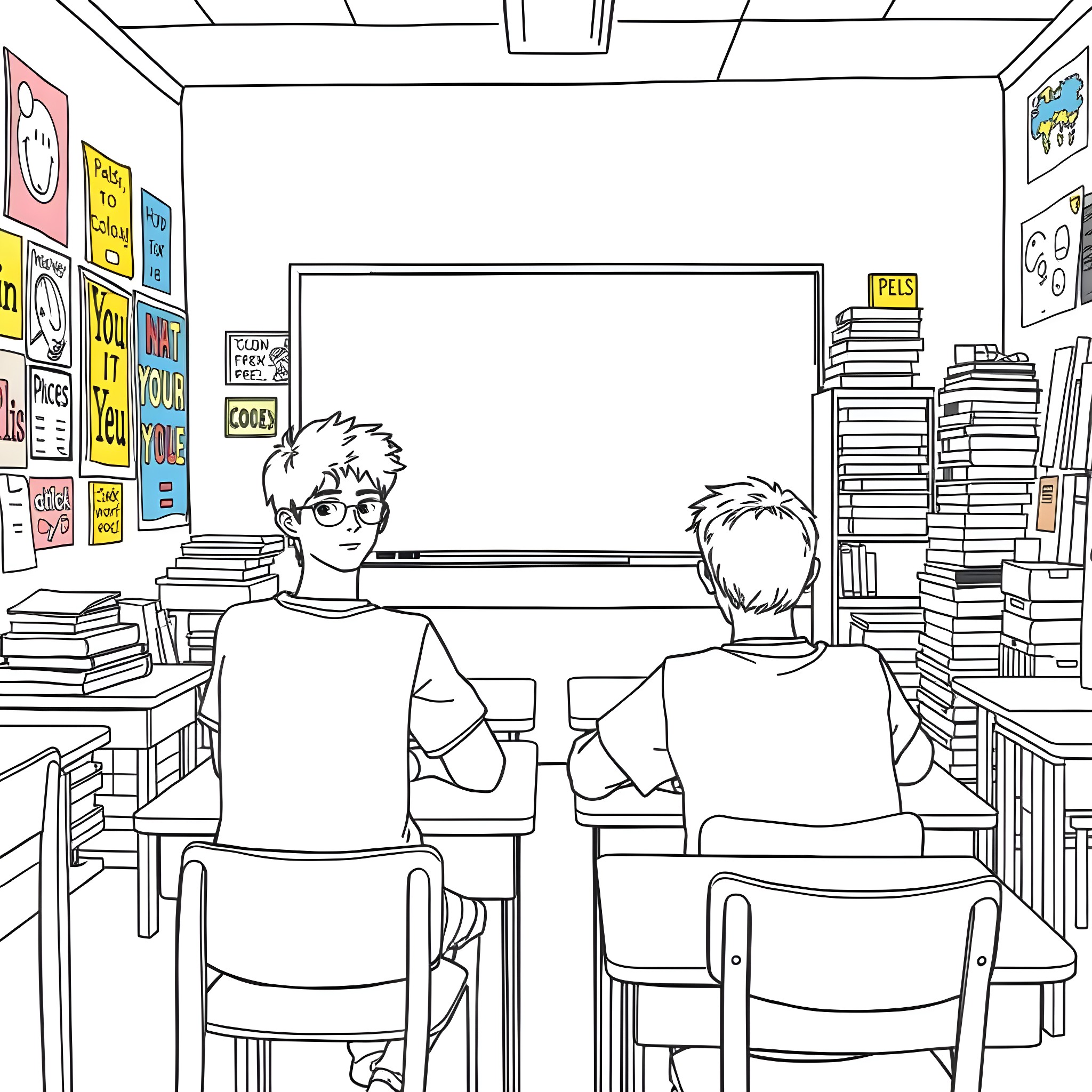 Best Teen Boy Coloring Pages (Free Printable PDF)