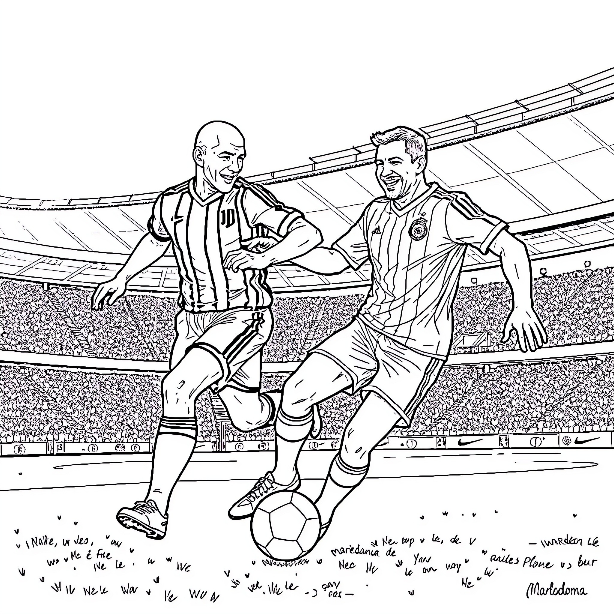 Best Zidane Coloring Pages (Free Printable PDF)