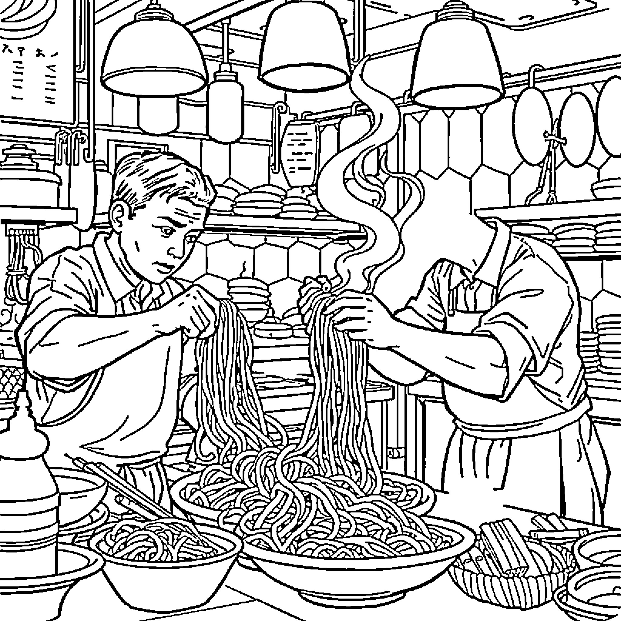 Best Noodle Man Coloring Pages (Free Printable PDF)