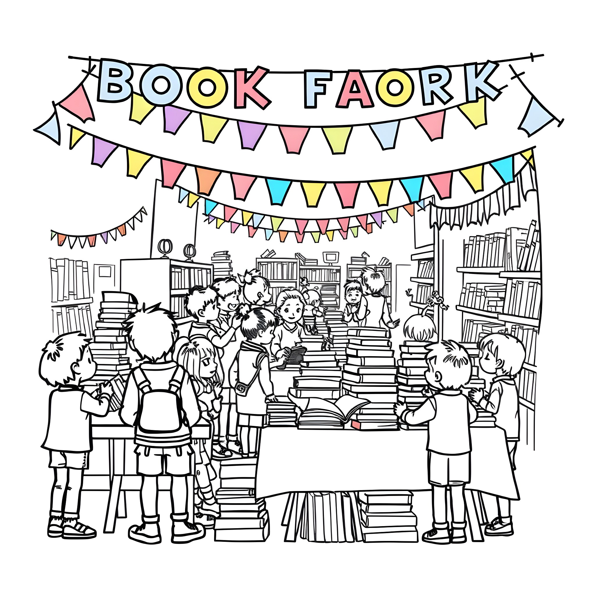 Best Book Coloring Pages (Free Printable PDF)