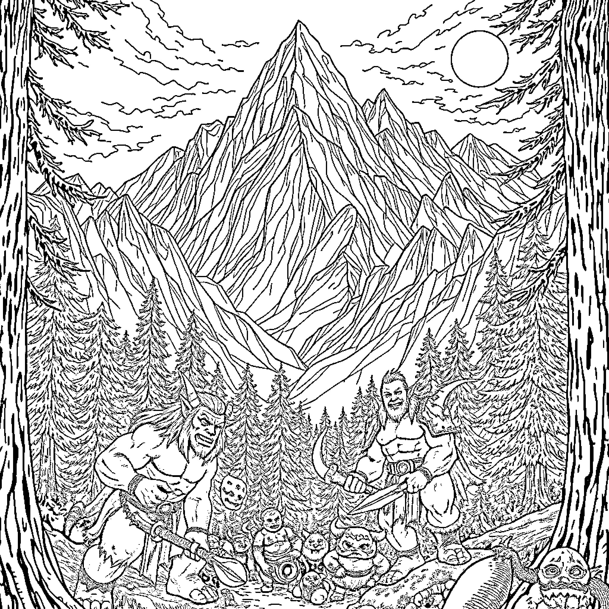 Best Orc Coloring Pages (Free Printable PDF)