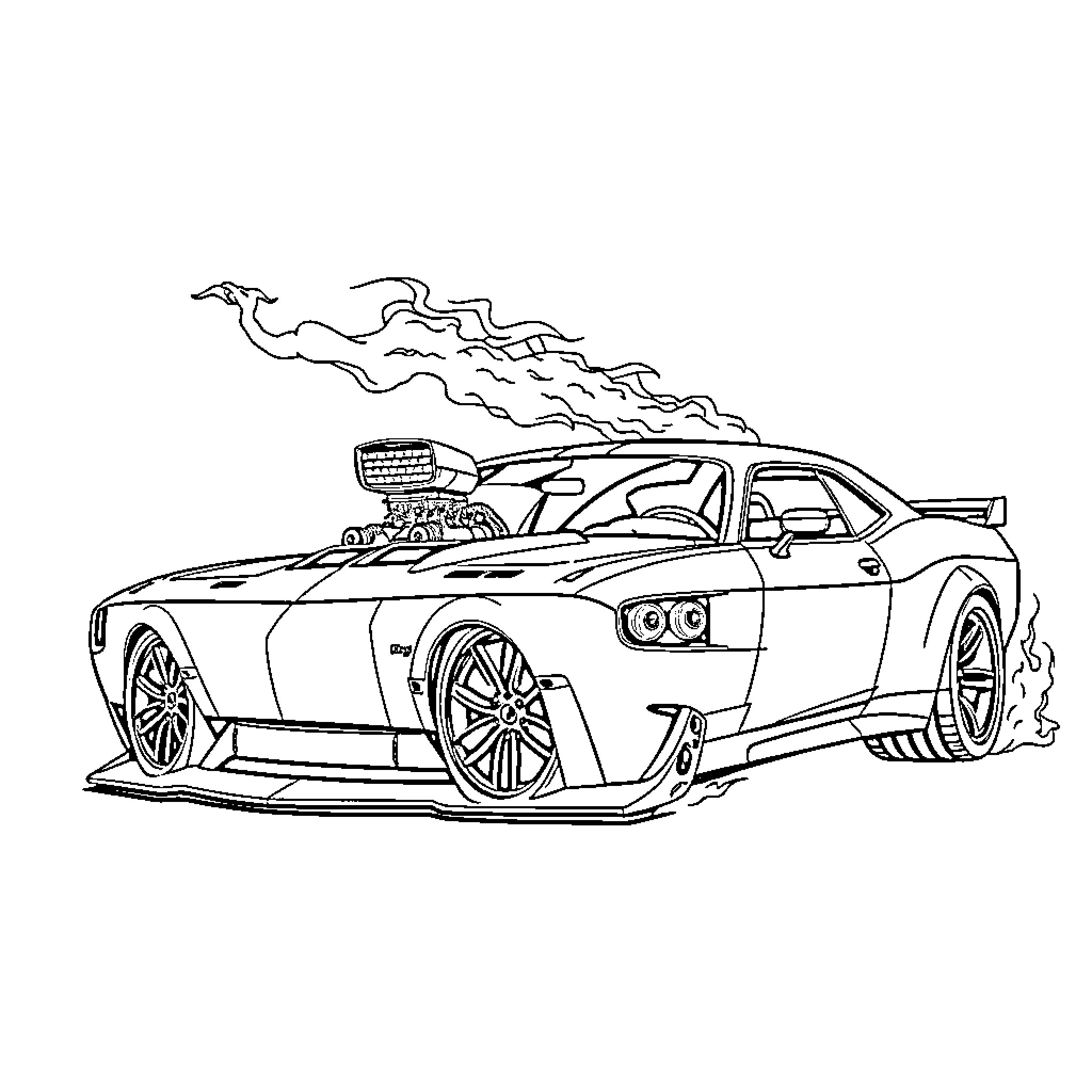 Best Hellcat Coloring Pages (Free Printable PDF)