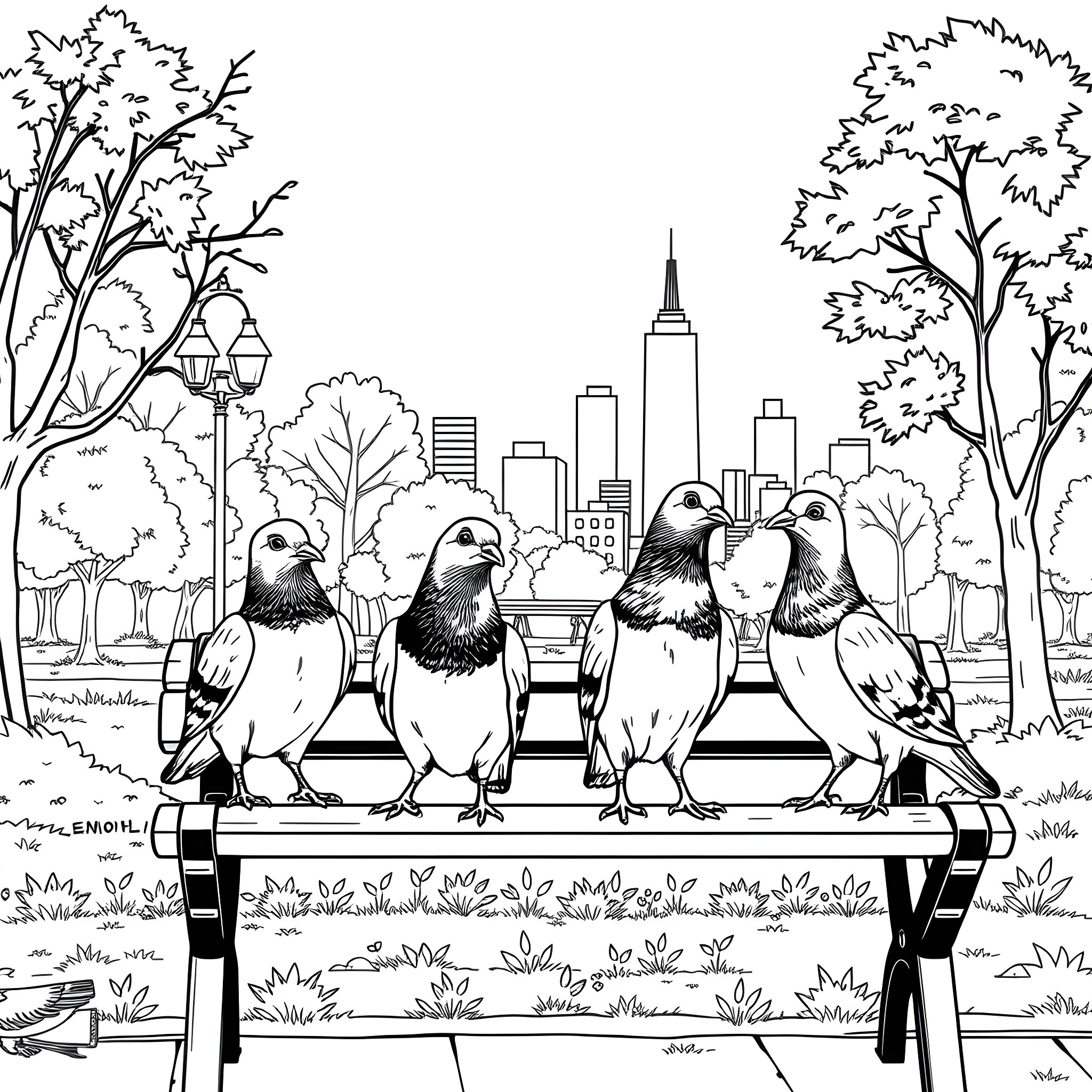 30 Best Pigeon Coloring Pages (Free Printable PDFs)