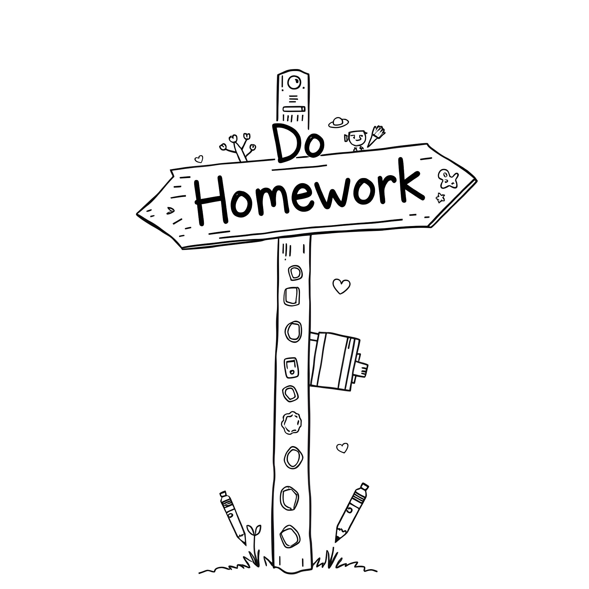 Best Sign Coloring Pages (Free Printable PDF)