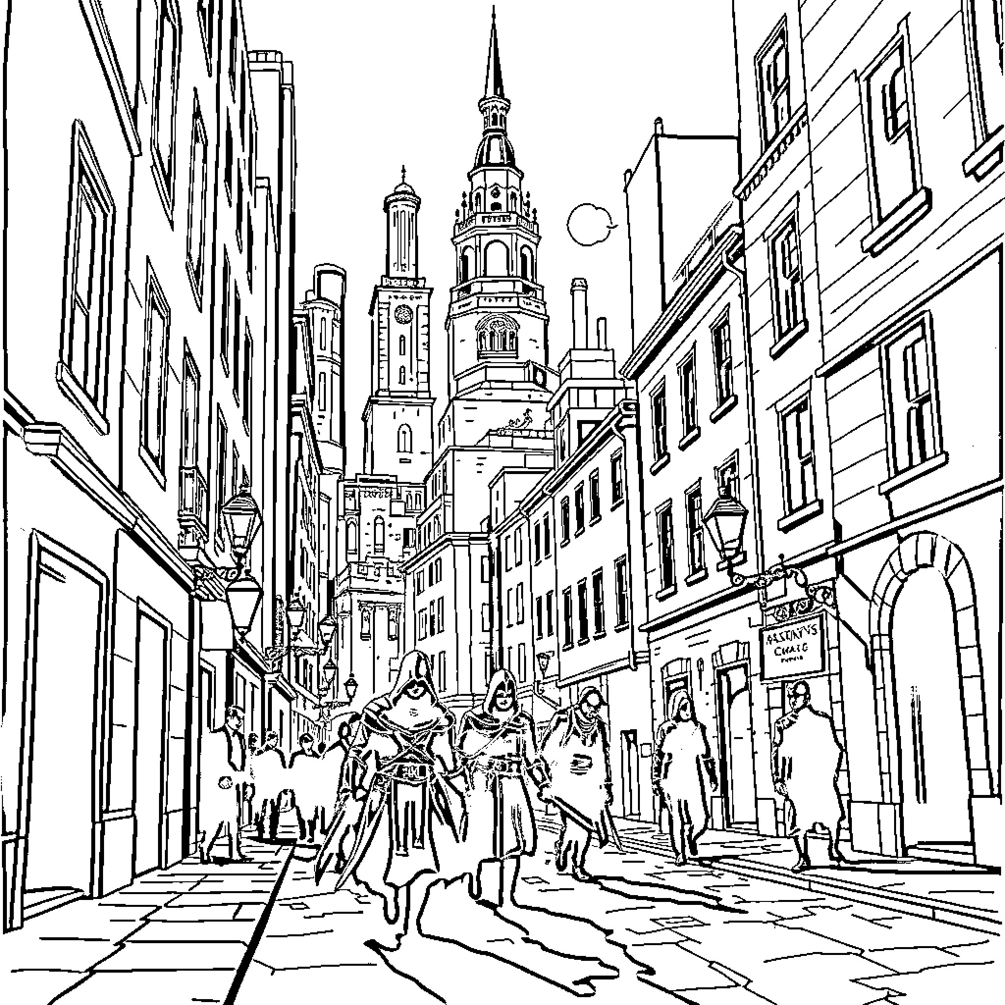 Best Assassin Coloring Pages (Free Printable PDF)