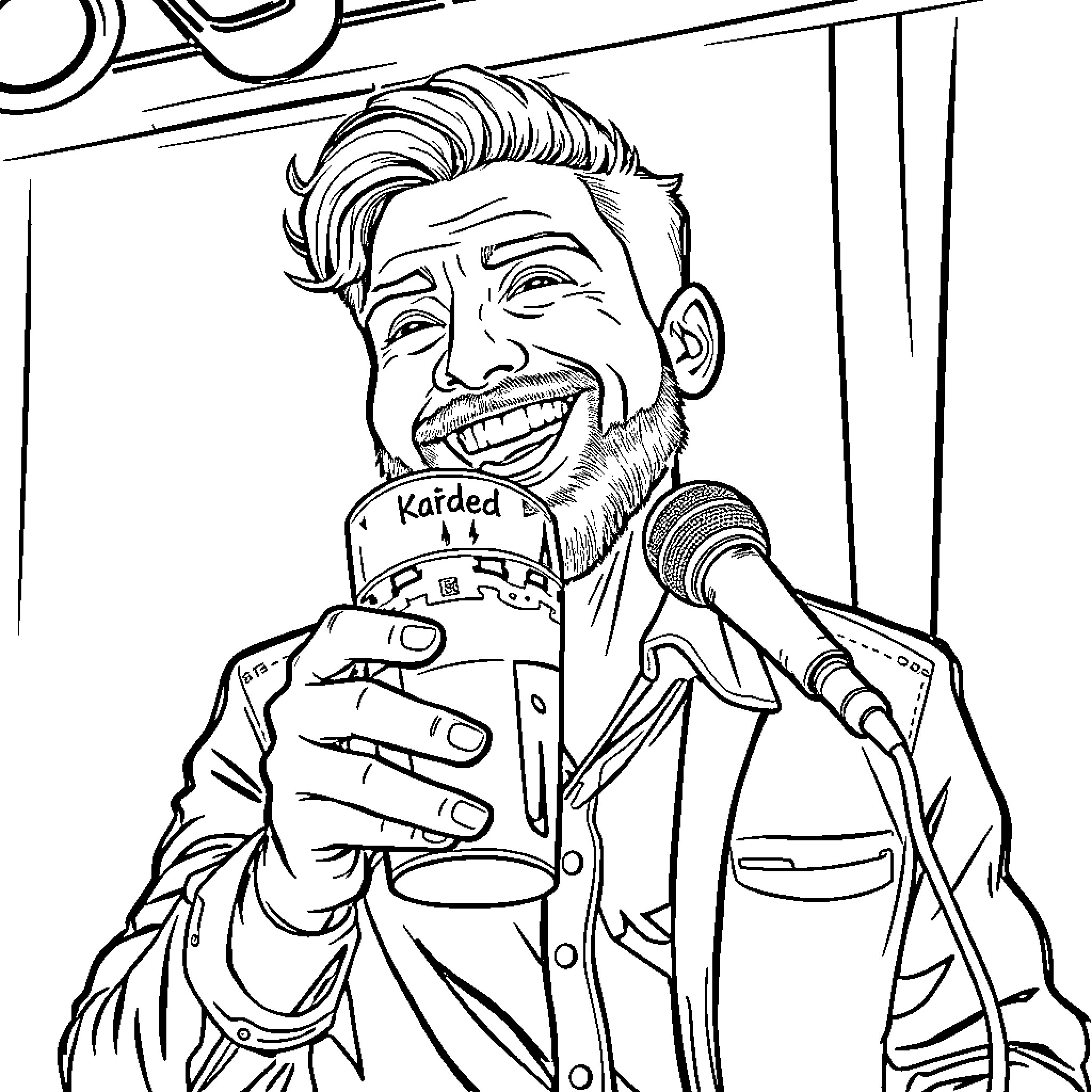 Best Karaoke Host Coloring Pages (Free Printable PDF)