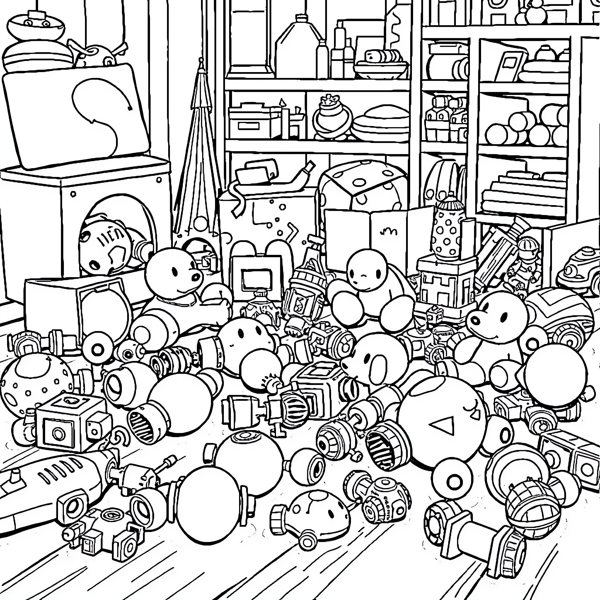 Best Toy Coloring Pages (Free Printable PDF)