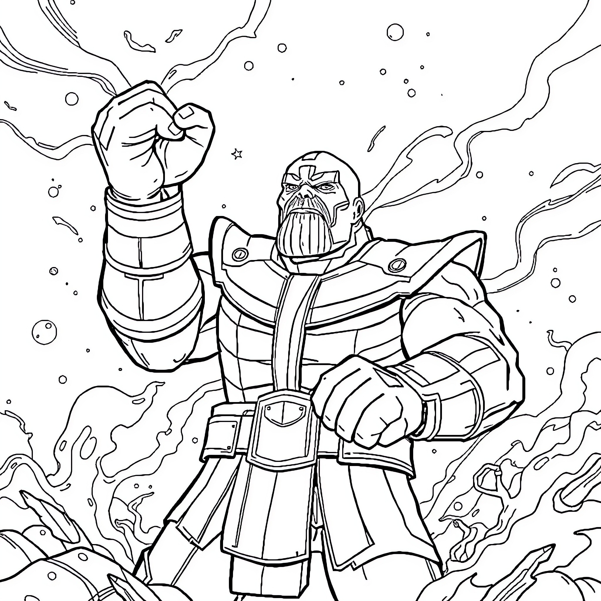 Best Thanos Coloring Pages (Free Printable PDF)