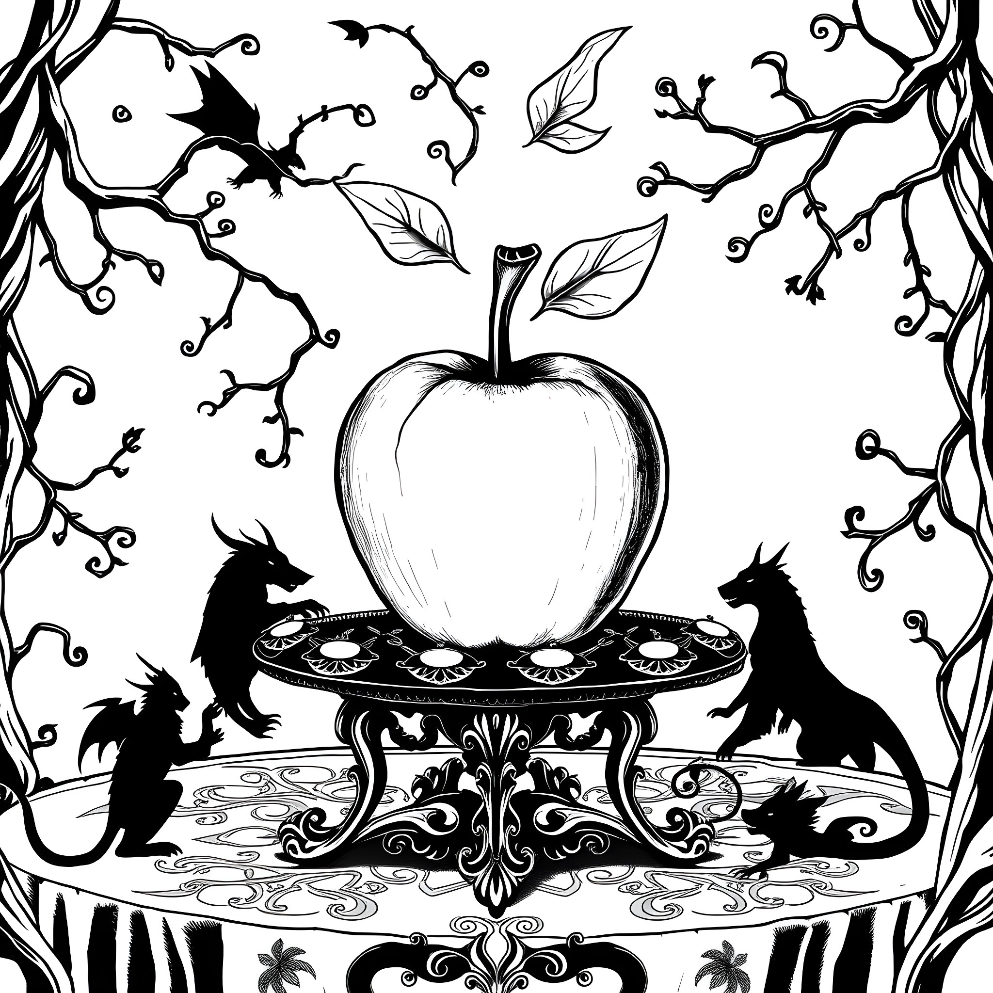 Best Poison Apple Coloring Pages (Free Printable PDF)