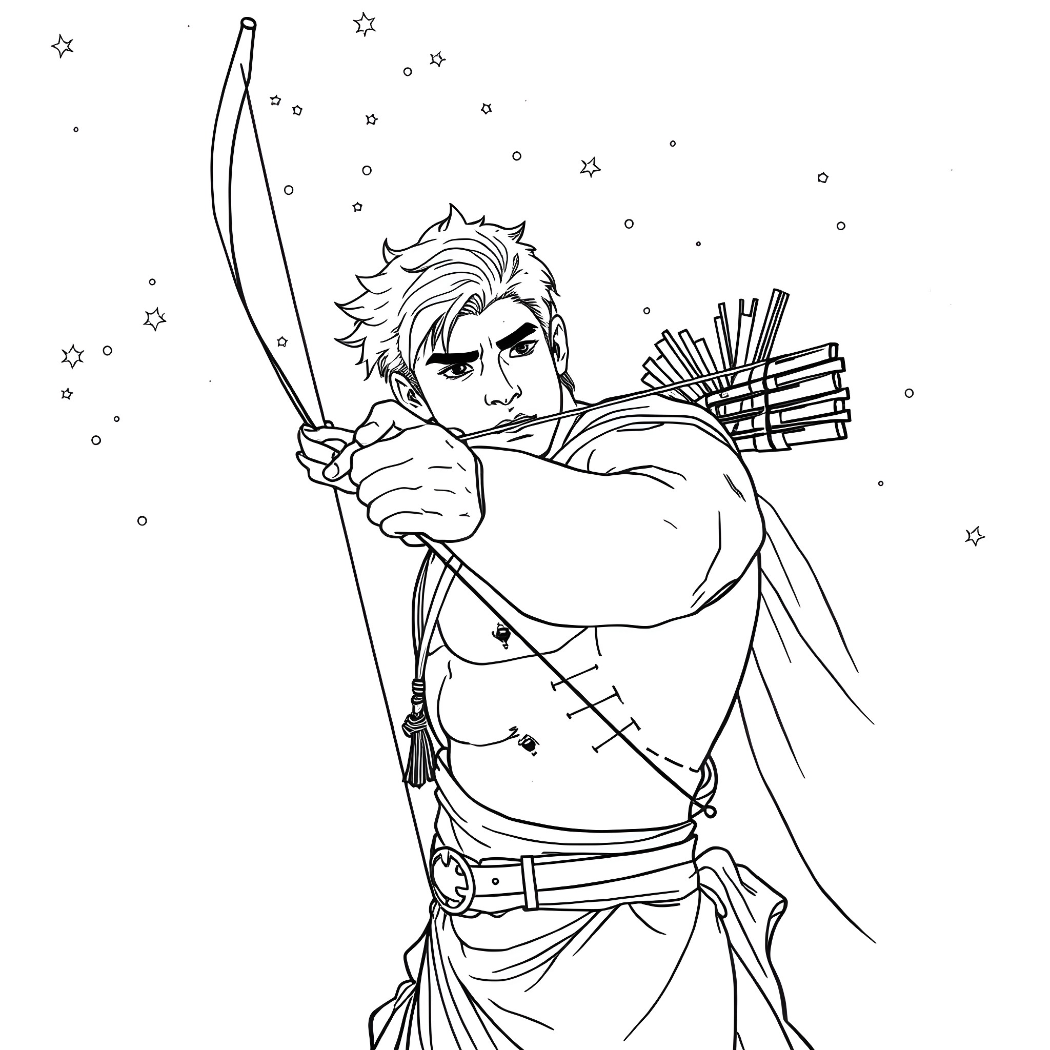 45 Best Archer Coloring Pages (Free Printable PDFs)