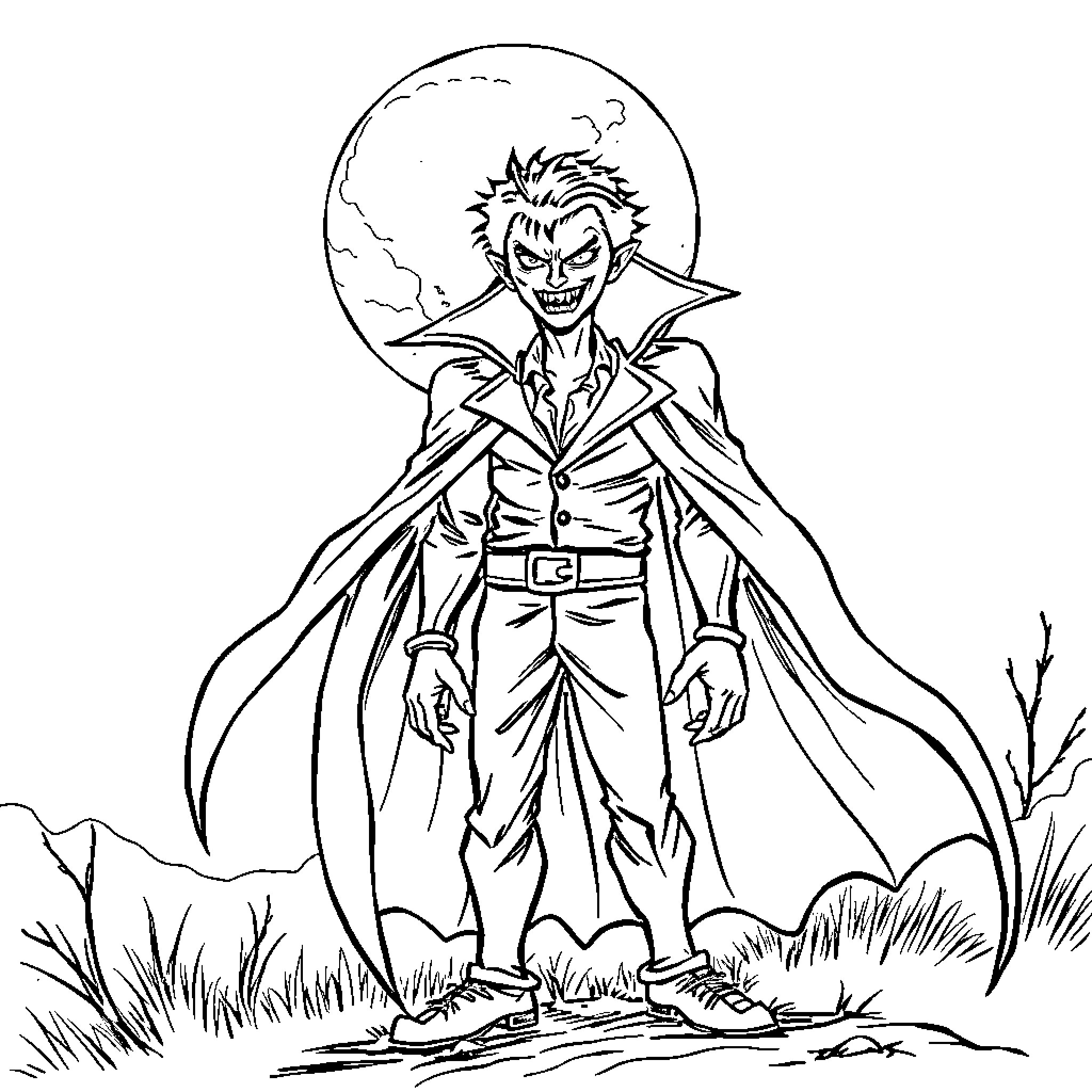 Best Vampire Coloring Pages (Free Printable PDF)