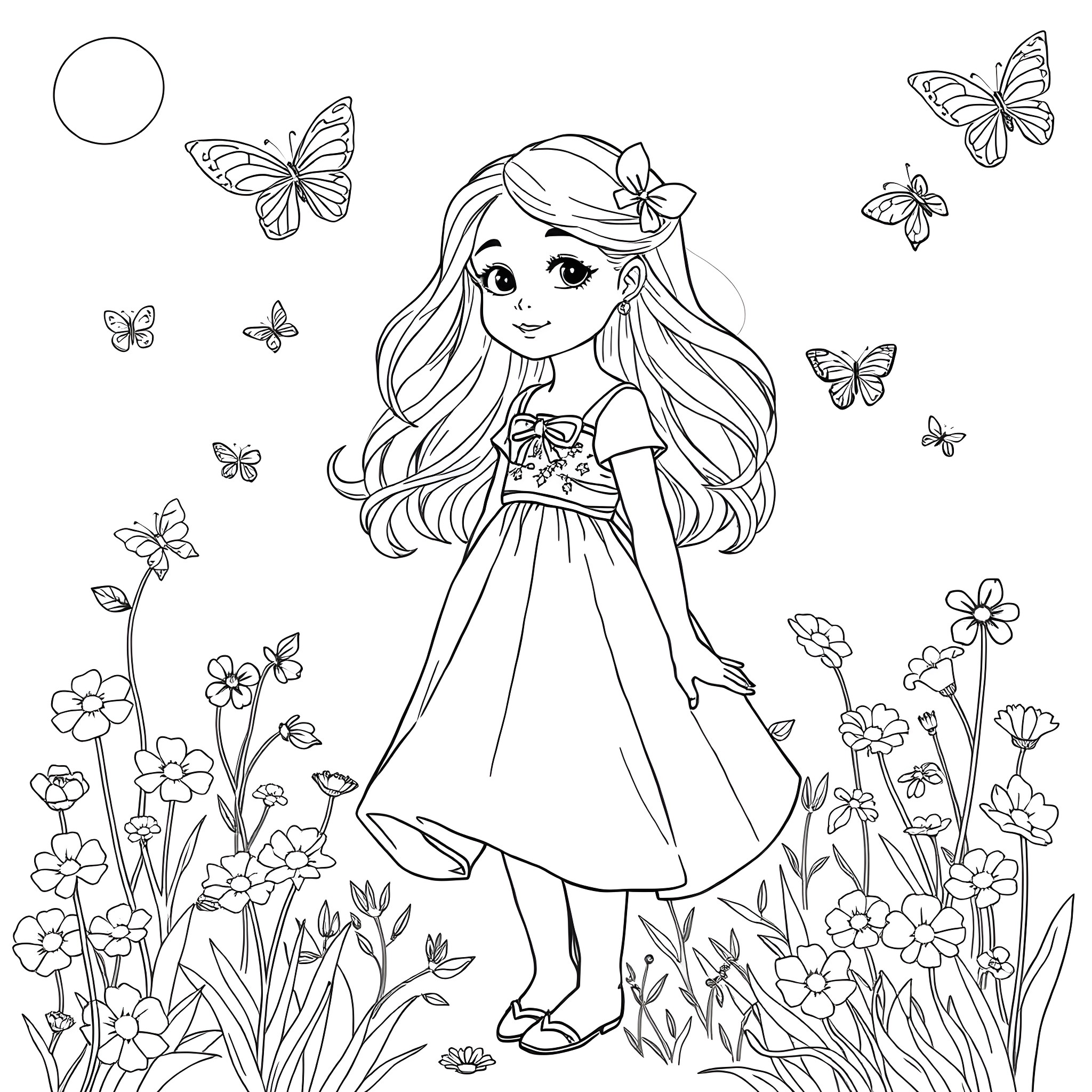 243 Best Girl Coloring Pages (Free Printable PDFs)