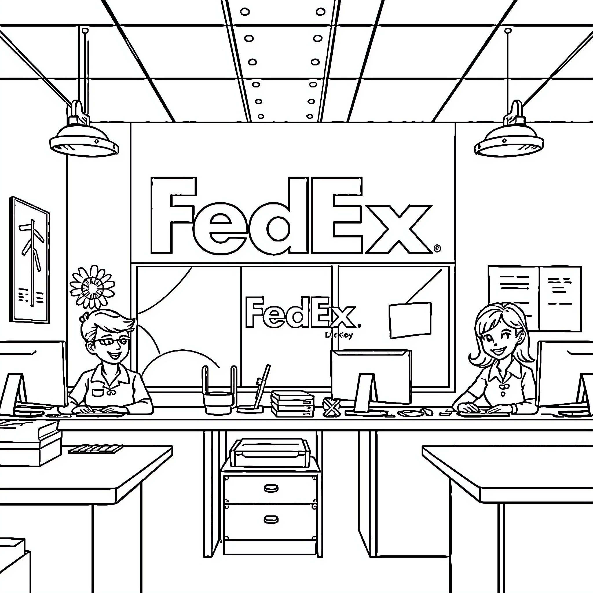 Best FedEx Coloring Pages (Free Printable PDF)