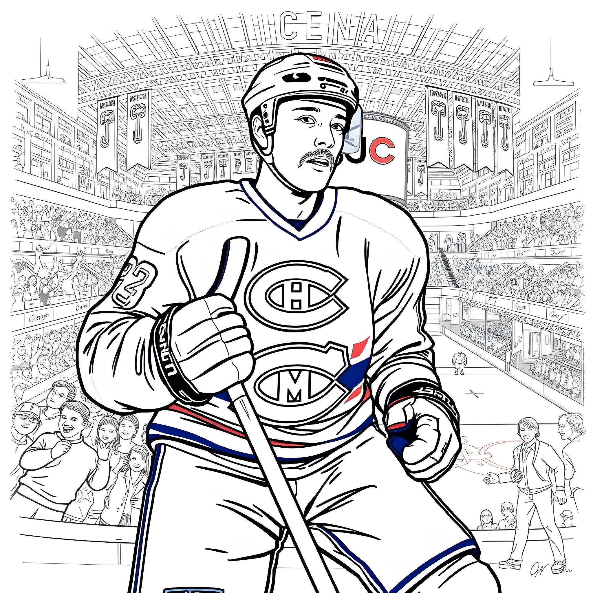 Best Habs Fan Coloring Pages (Free Printable PDF)