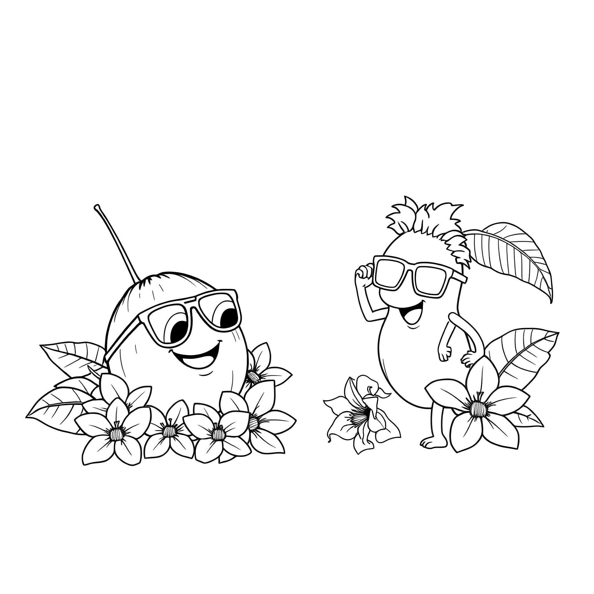 17 Best Coconut Coloring Pages (Free Printable PDFs)
