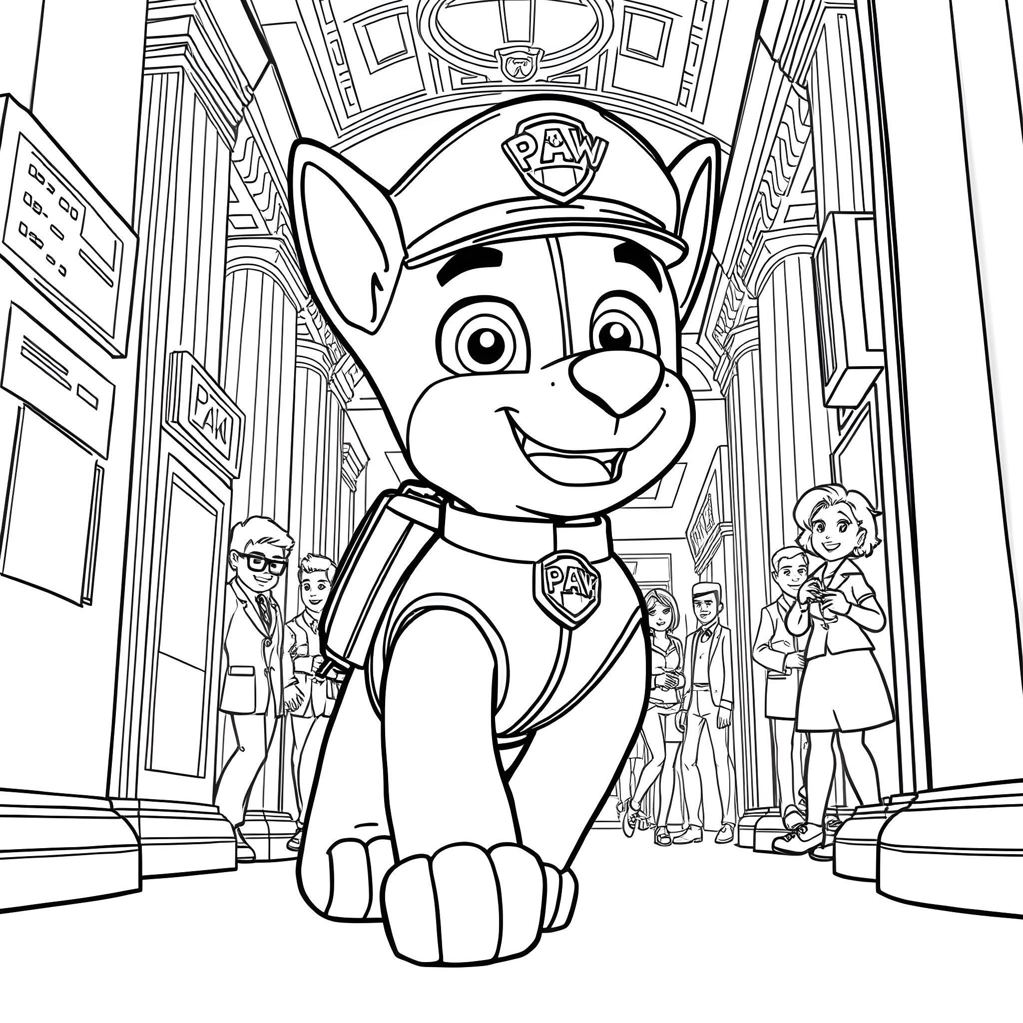 Best Chase Coloring Pages (Free Printable PDF)