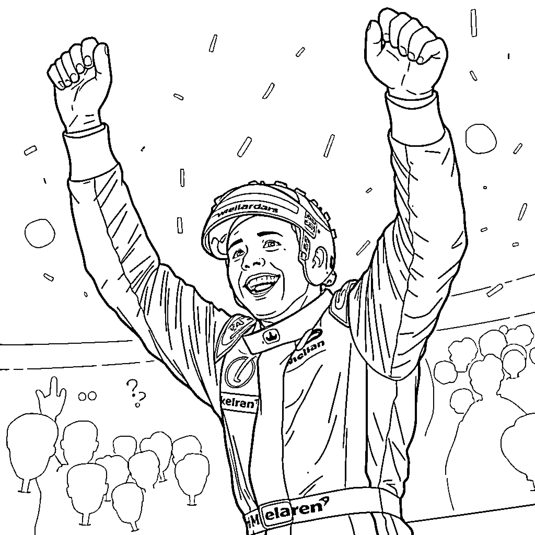 Best Lando Norris Coloring Pages (Free Printable PDF)