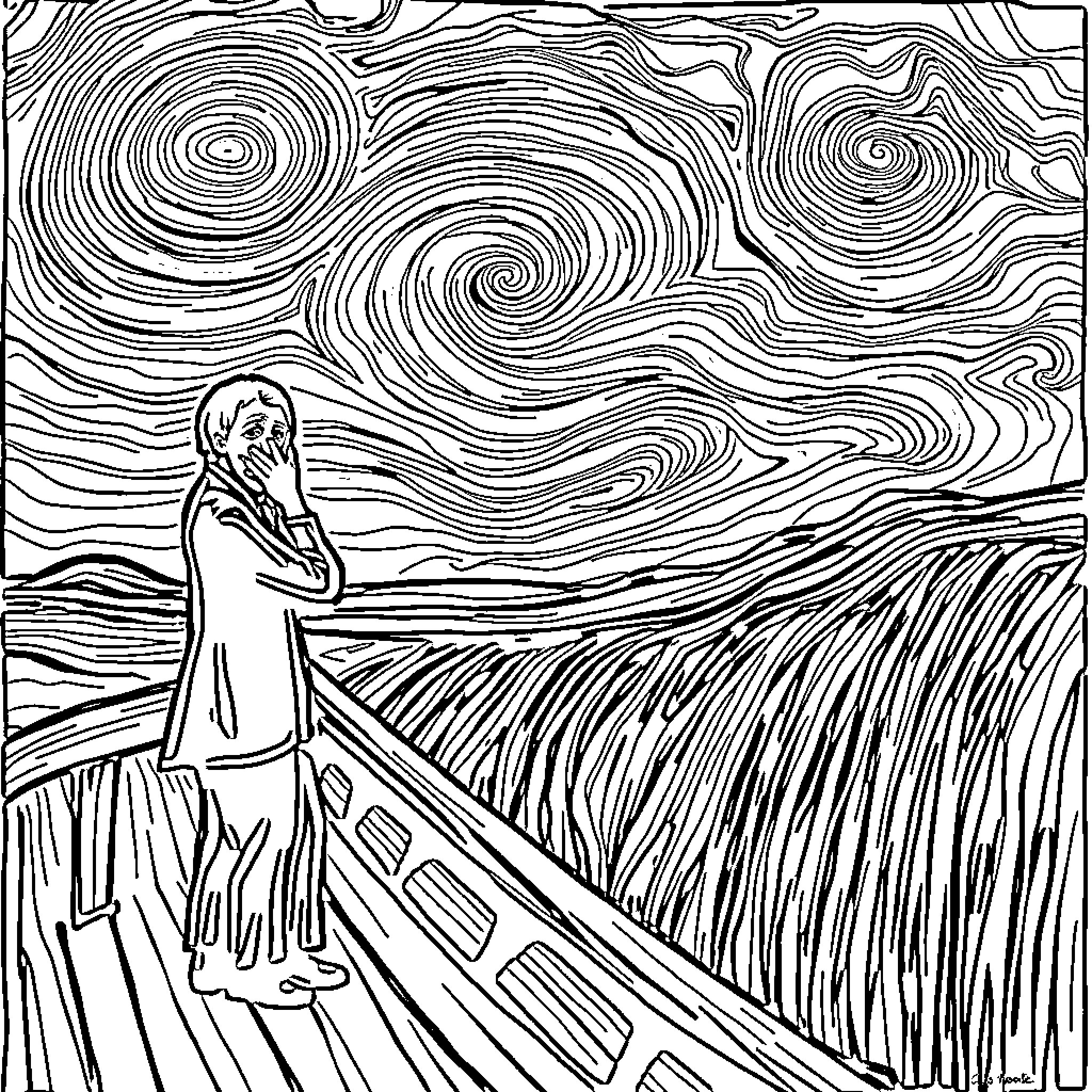 Best Scream Coloring Pages (Free Printable PDF)