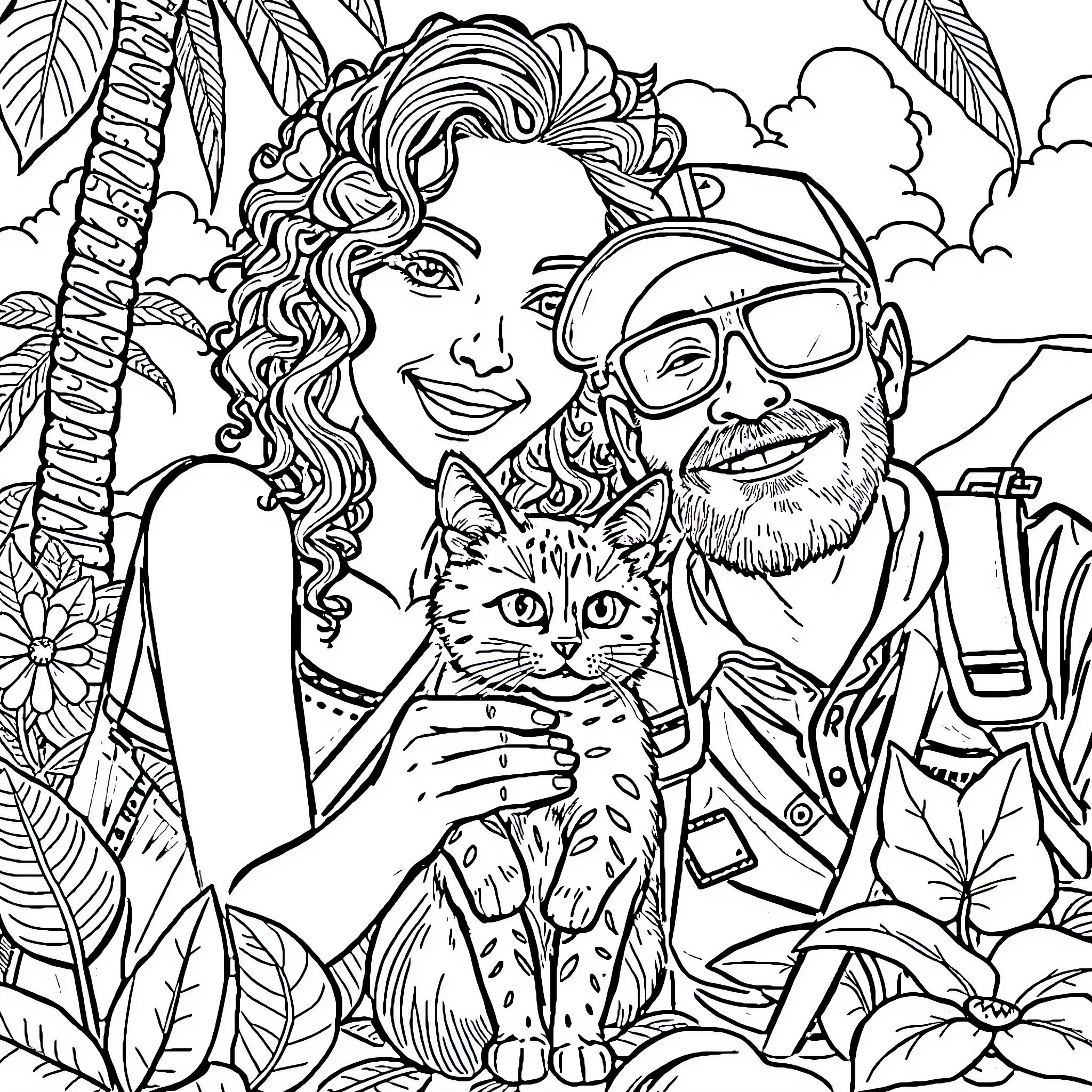 Best Lady Coloring Pages (Free Printable PDF)