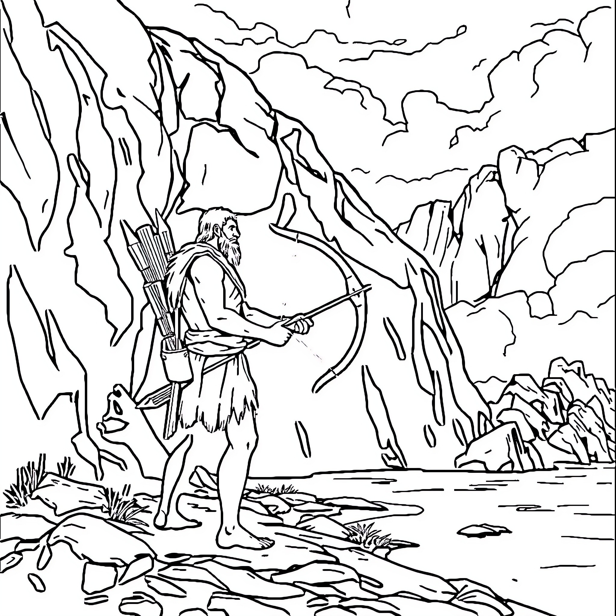 9 Best Caveman Coloring Pages (Free Printable PDFs)