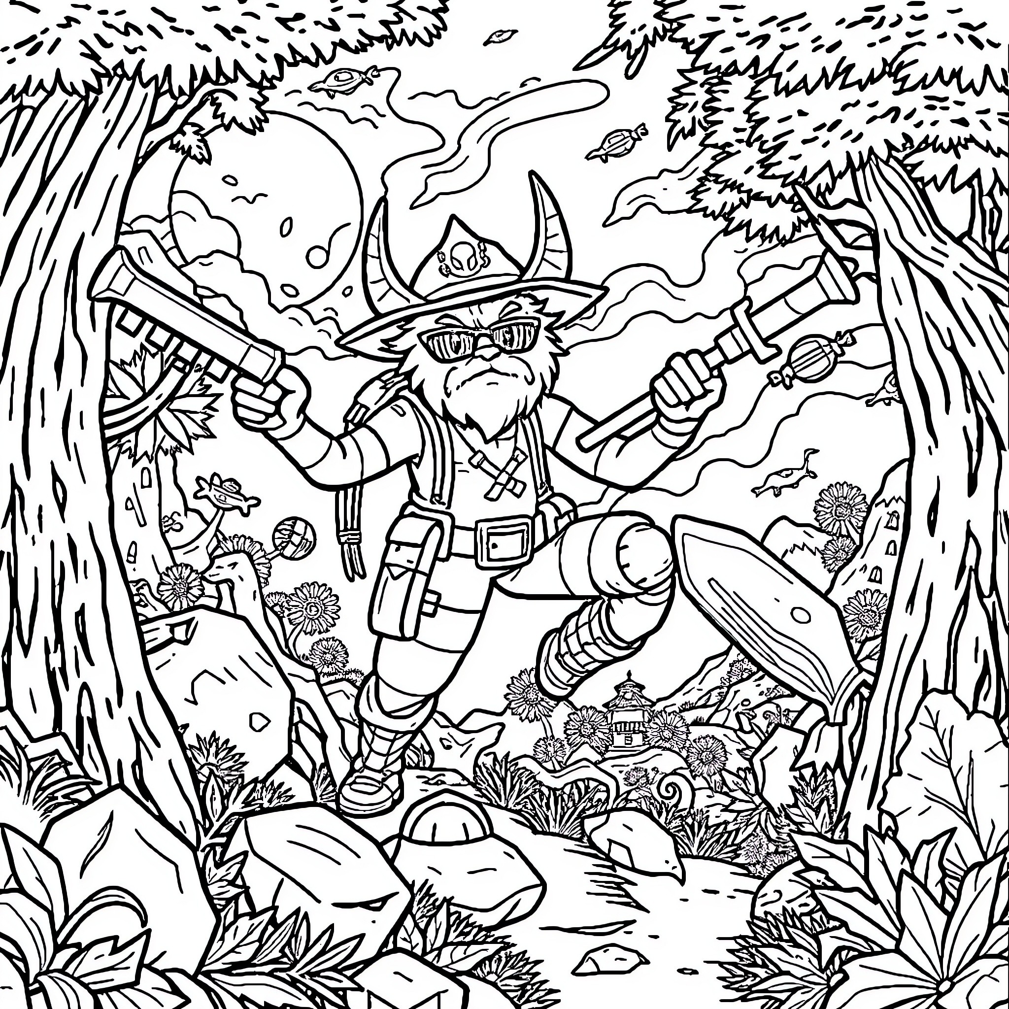 Best Huntrix Coloring Pages (Free Printable PDF)