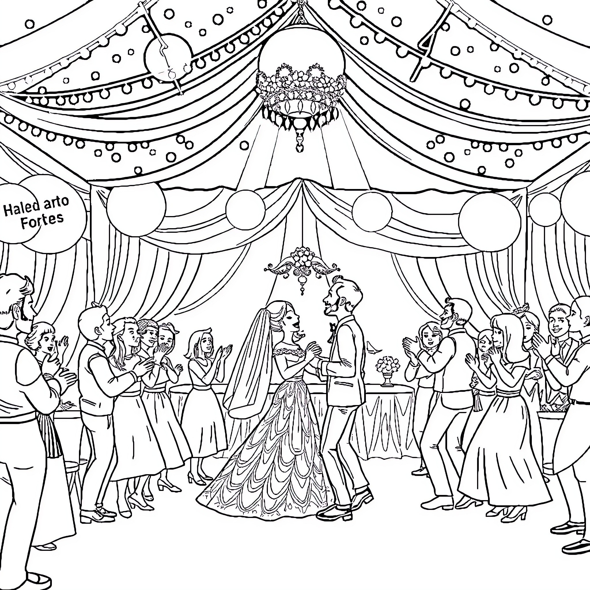 Best Wedding Coloring Pages (Free Printable PDF)
